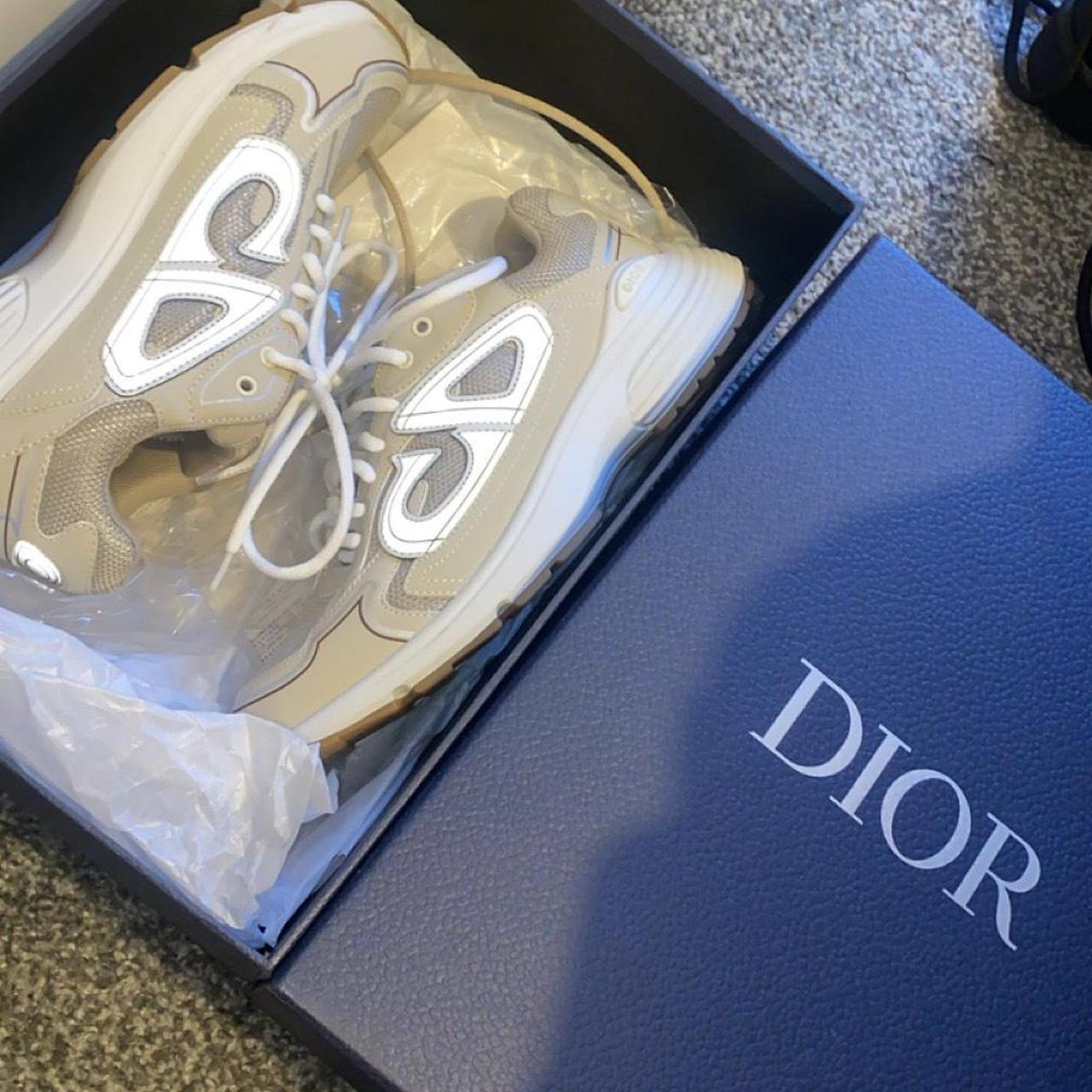 Dior B30s cream mesh. Worn twice and they look brand... - Depop