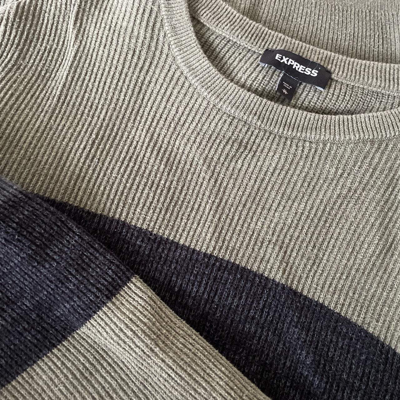 Express Sweater Size is Men’s XL; can be worn... - Depop