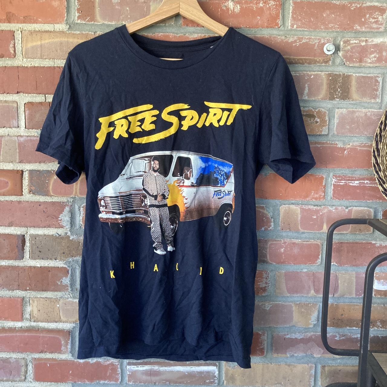 Khalid Free Spirit Merch Tee 🍃 2019 tour! 🍃 100%... - Depop