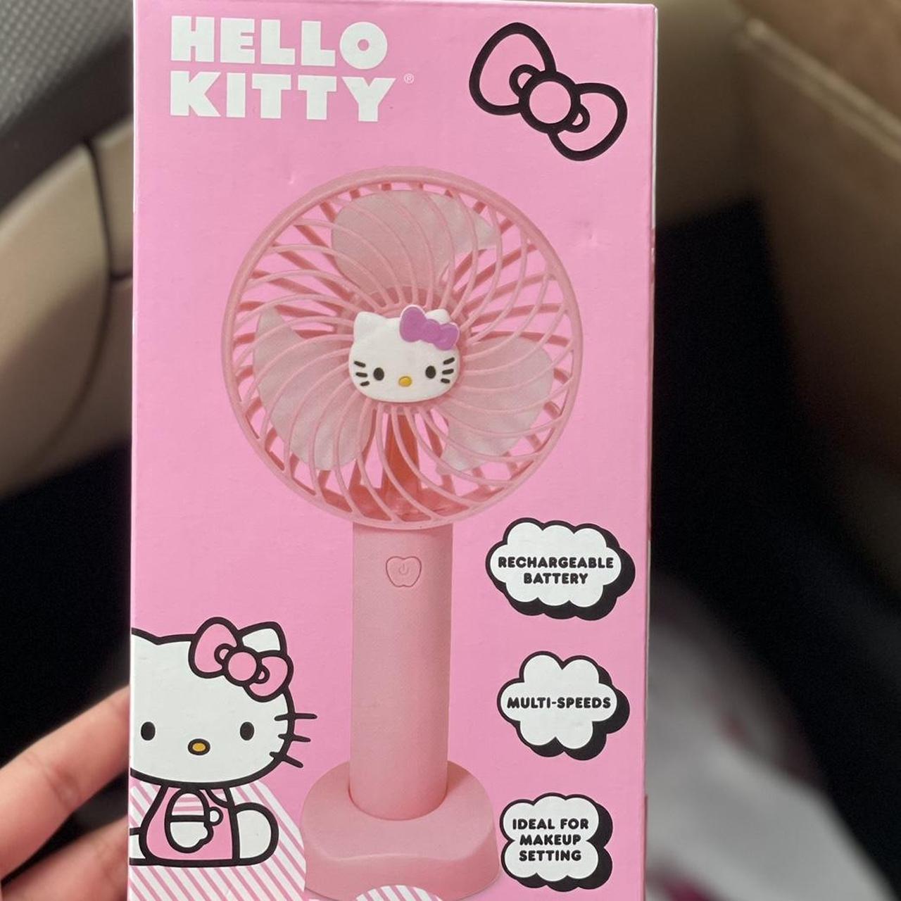 Hello Kitty Portable pink fan #hellokitty #sanrii - Depop