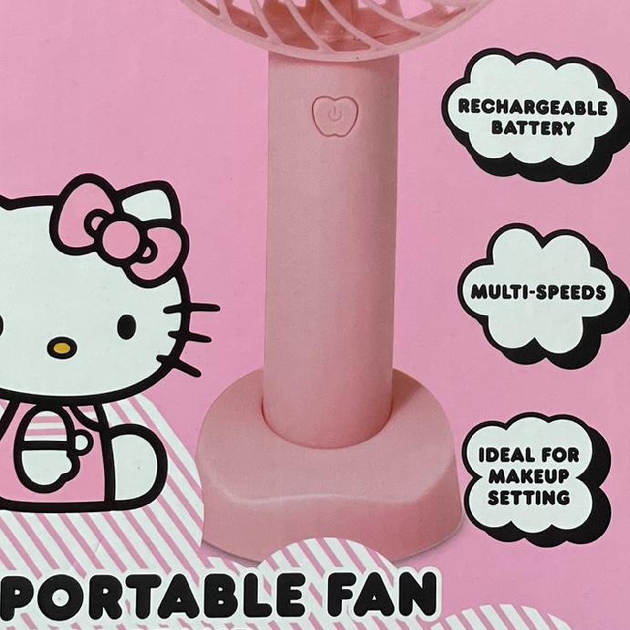 Hello Kitty Portable pink fan #hellokitty #sanrii - Depop