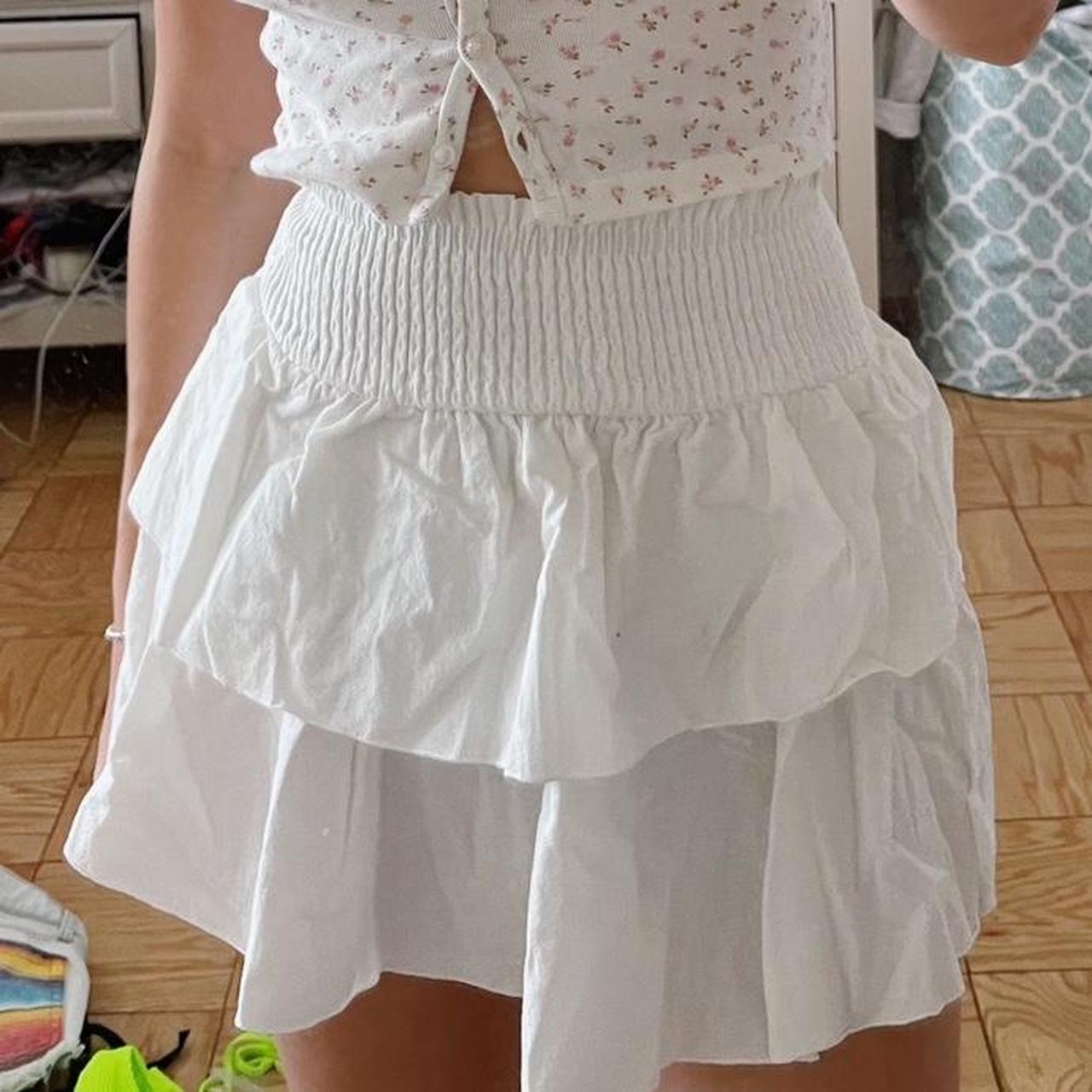 White Shein Skirt - Depop