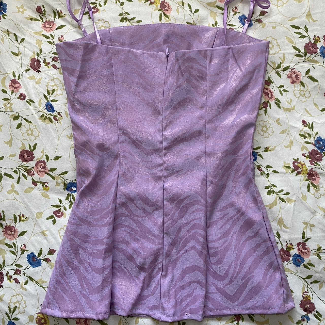 ★cute zebra top ★ such a pretty purple color brand:... - Depop