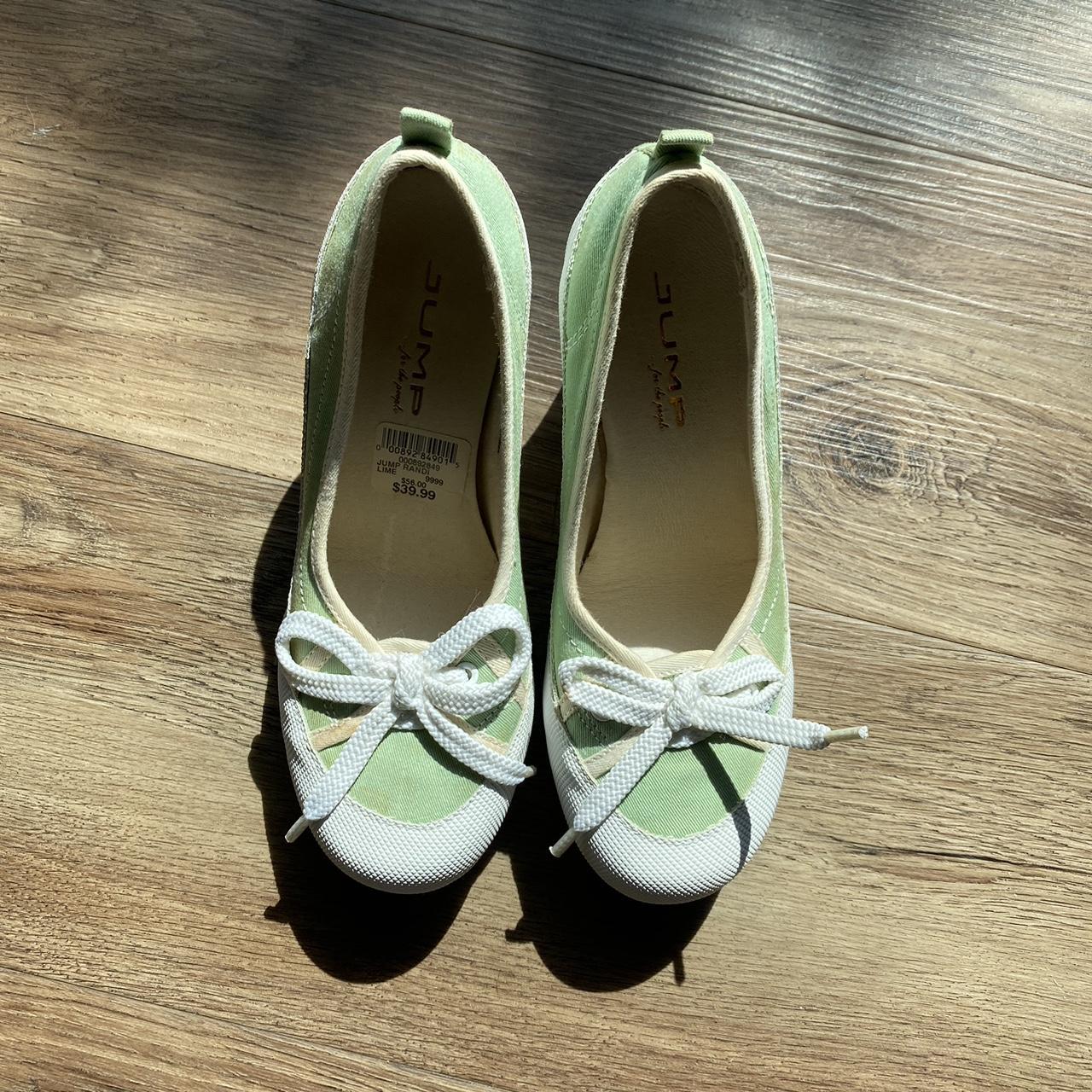 cutest matcha green kitten heels ★ paypal... - Depop