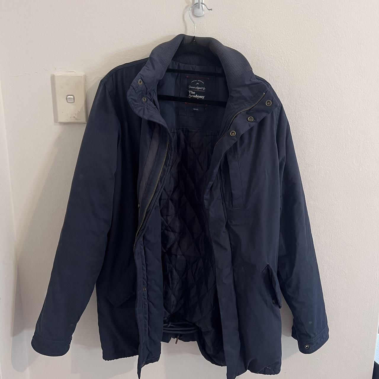 The Academy Brand navy winter jacket. - Depop