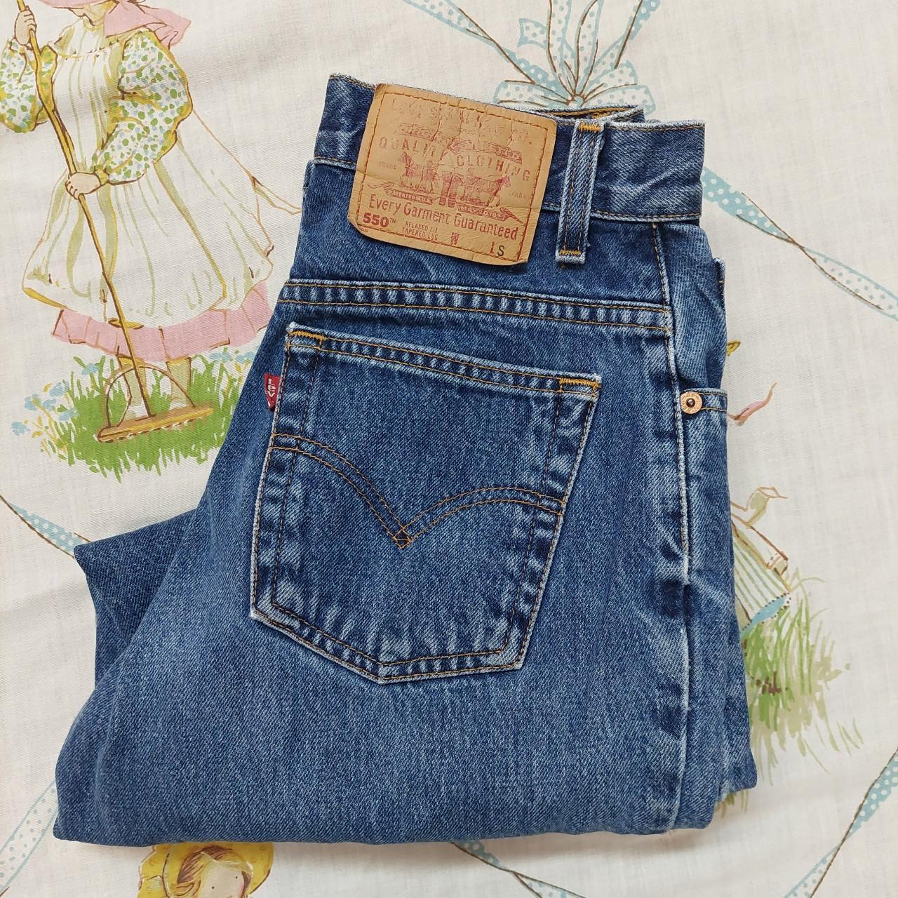 Vintage Levis 550 Jeans Relaxed Fit Tappered... - Depop