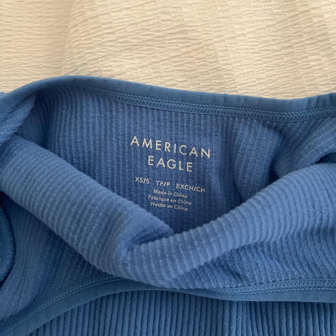 american eagle seamless top size XS/S worn twice - Depop