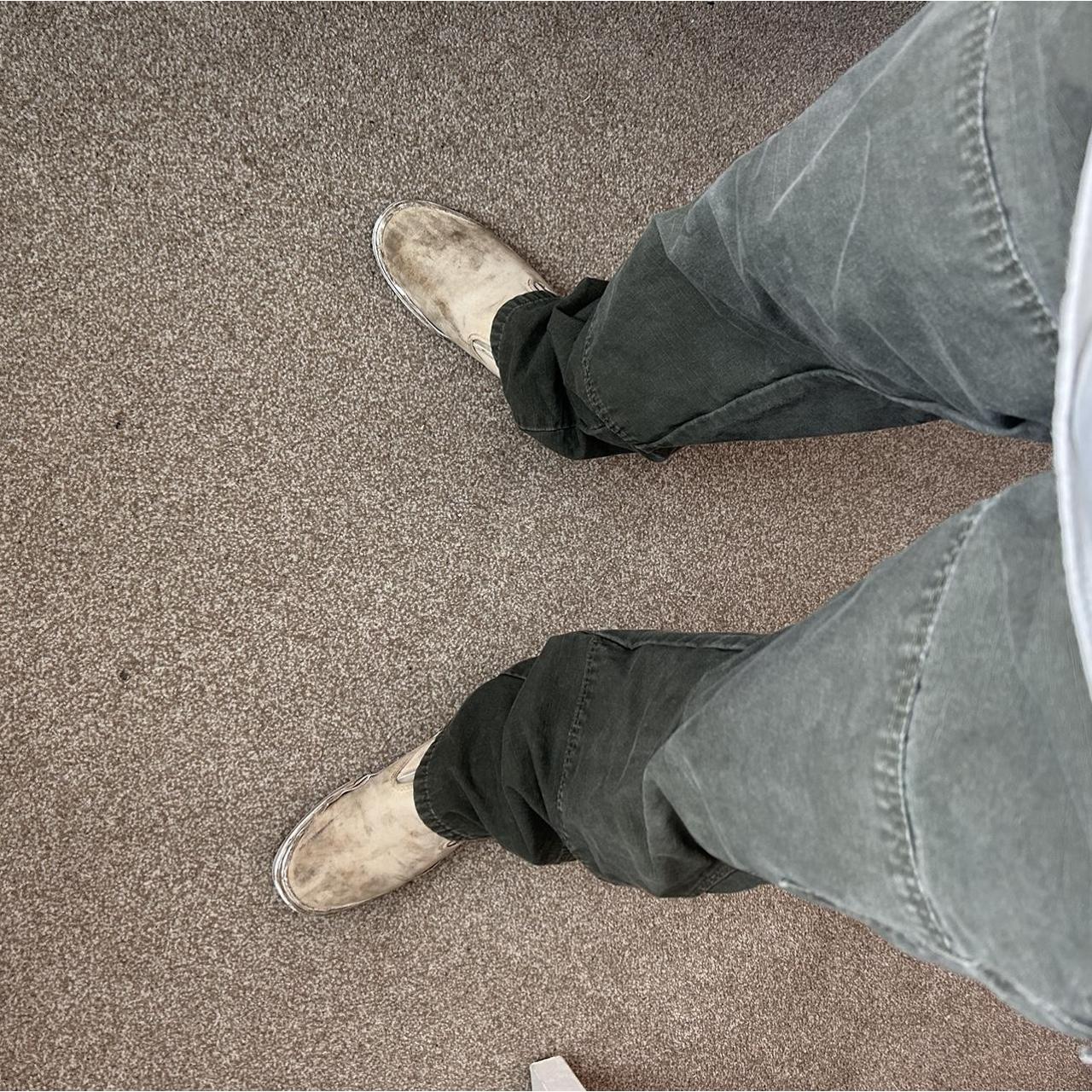 Olive green Riggs, wrangler, cargo work pants Size... - Depop