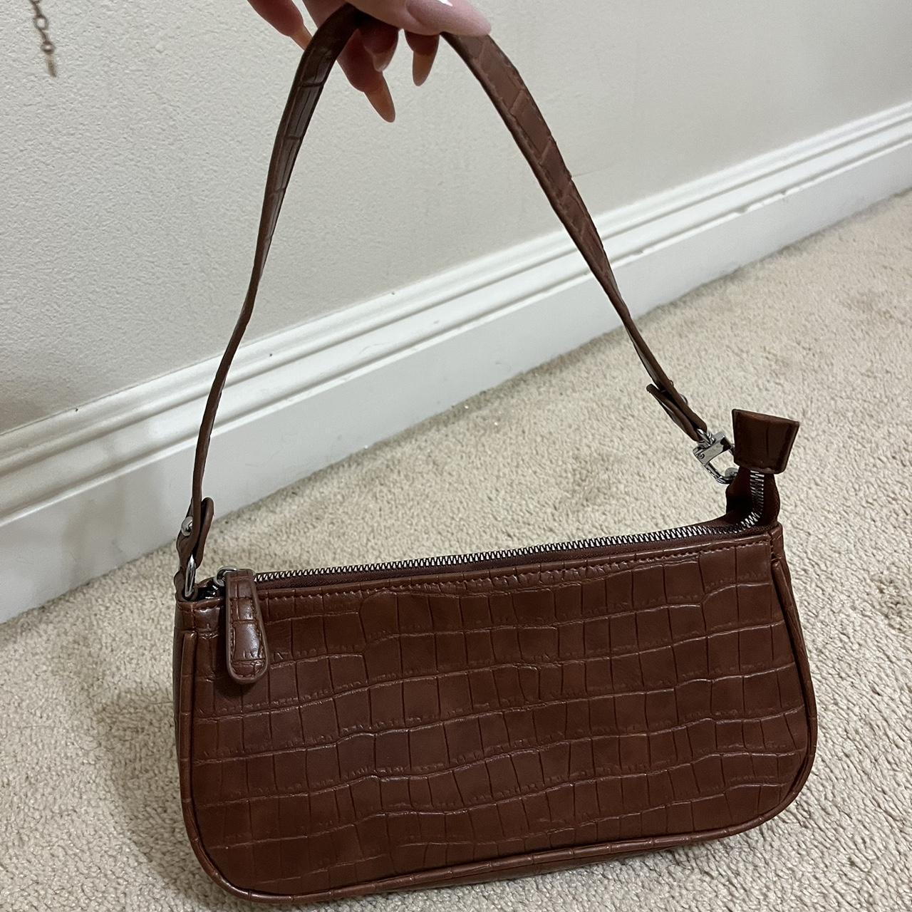 Brown mini shoulder bag! great size for all your... - Depop