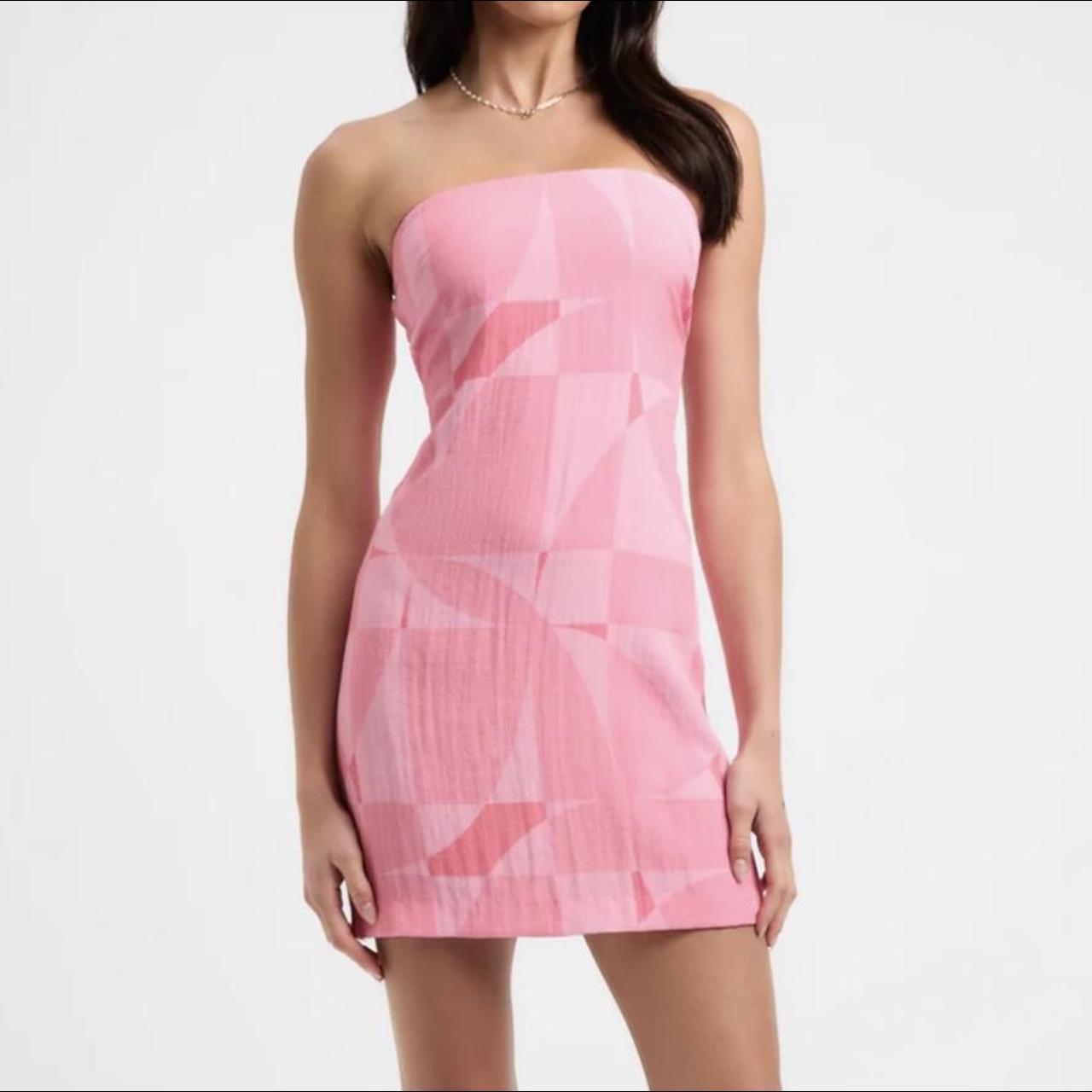 KOOKAI SASKIA MINI DRESS SIZE 40 / 12 Strapless... - Depop