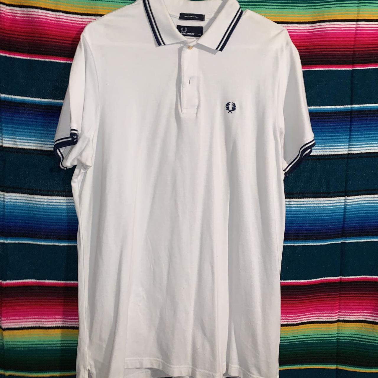Fred Perry Polo labeled. 3XL but fits like a XL-2XL... - Depop