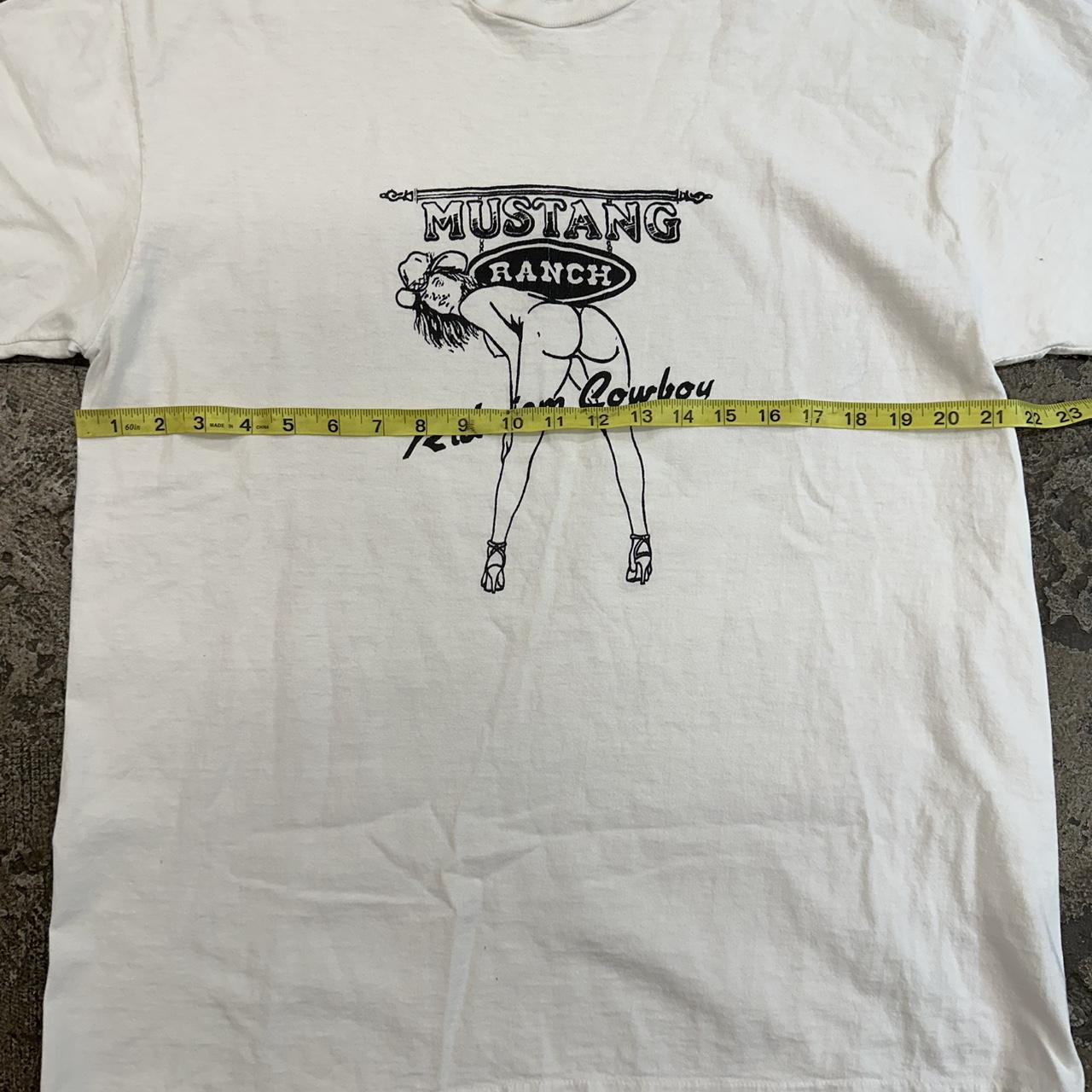 Vintage mustang ranch girl t shirt Sz XL Have her... - Depop