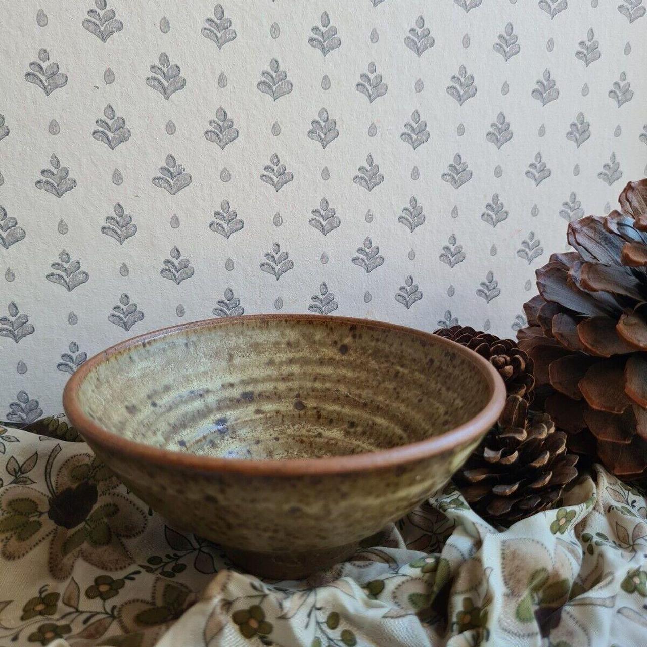 Vintage Studio Pottery Bowl Stoneware North Devon... - Depop