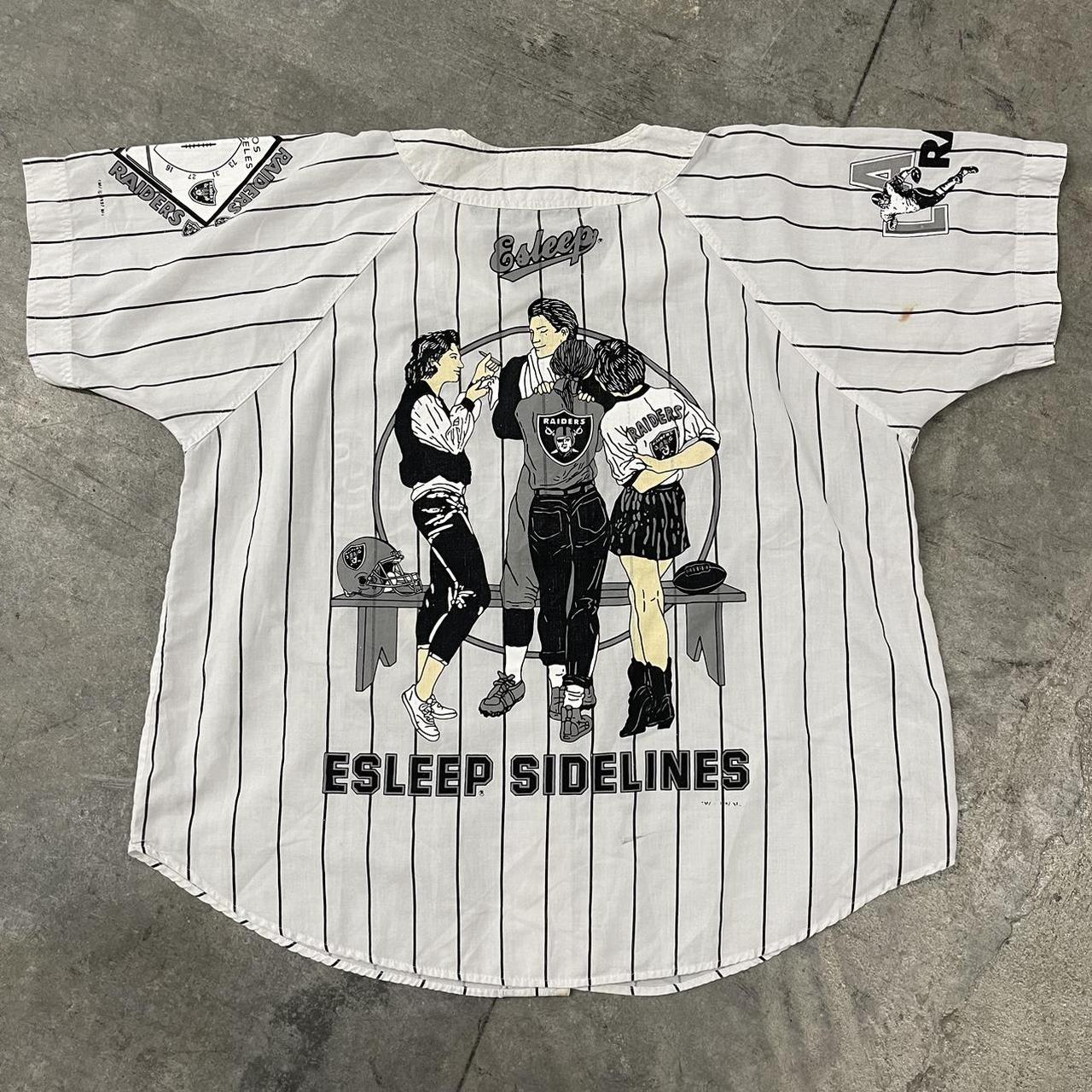 Vintage 1997 LA Raiders Esleep Jersey Football Los... - Depop