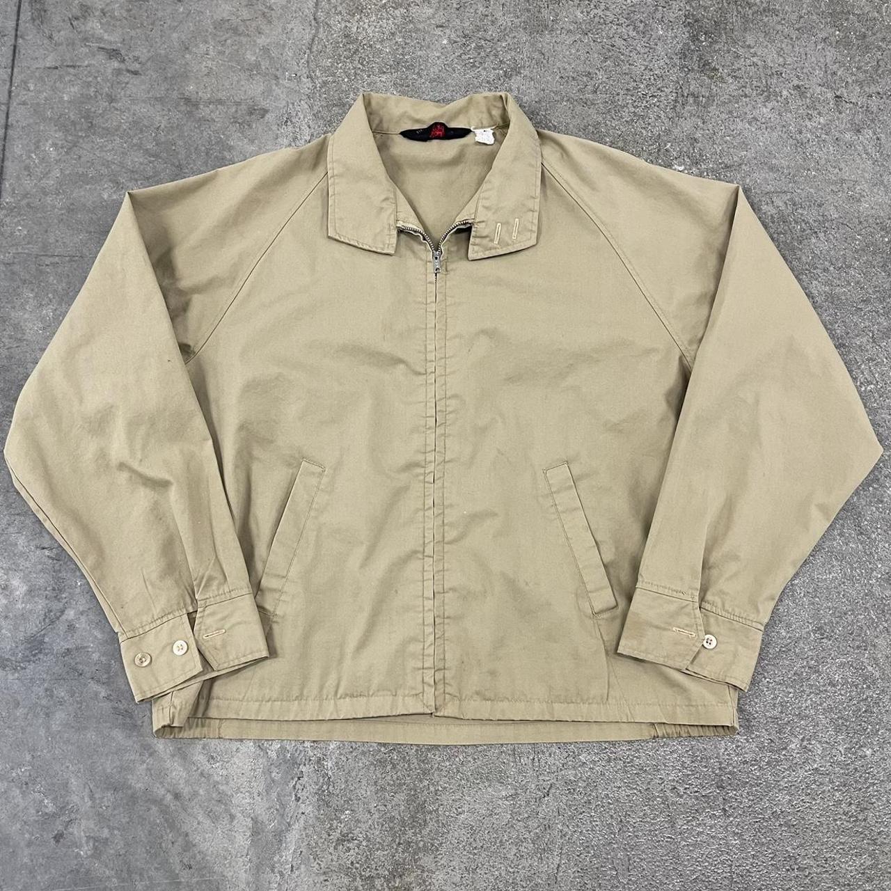 Vintage 80’s Harrington Worker Jacket Made in Japan... - Depop