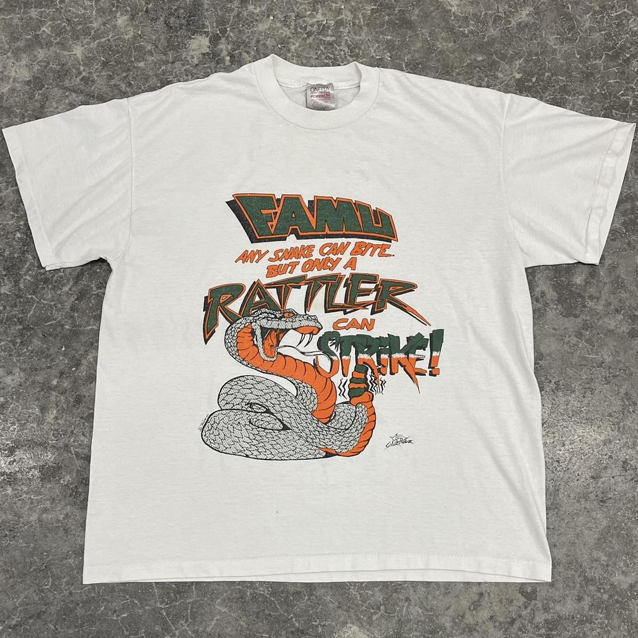 Vintage 90’s FAMU Rattlers College Football... - Depop
