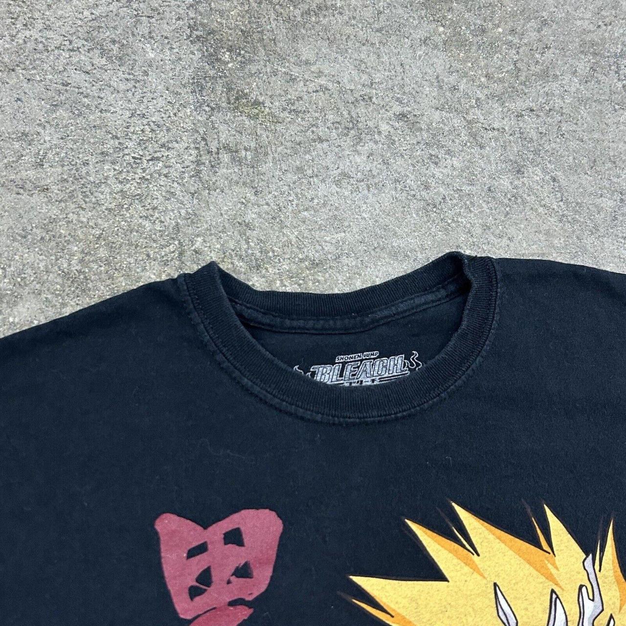 Bleach Anime TV Show Promo Tee Black T Shirt Size... - Depop
