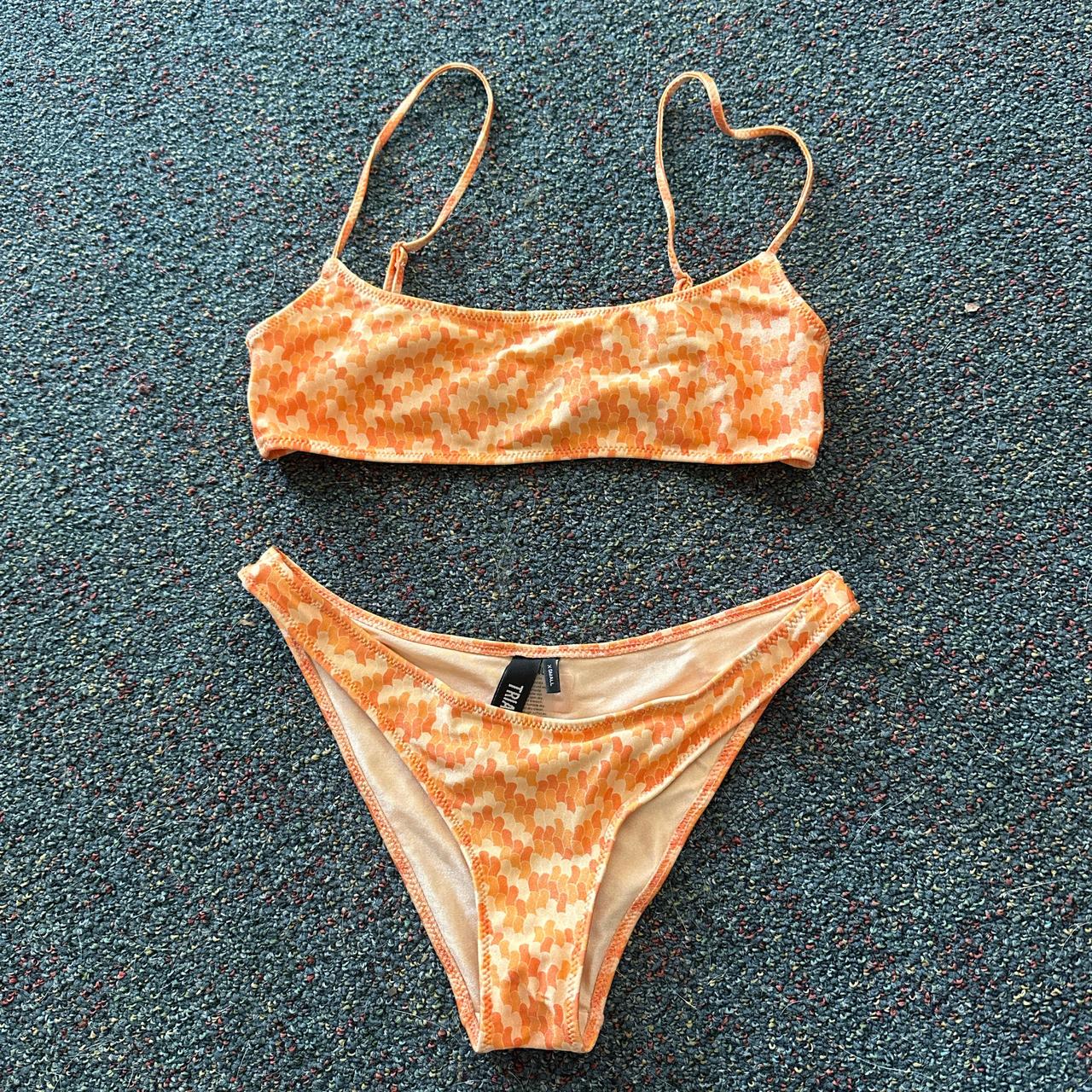 Triangl bikini orange - Depop