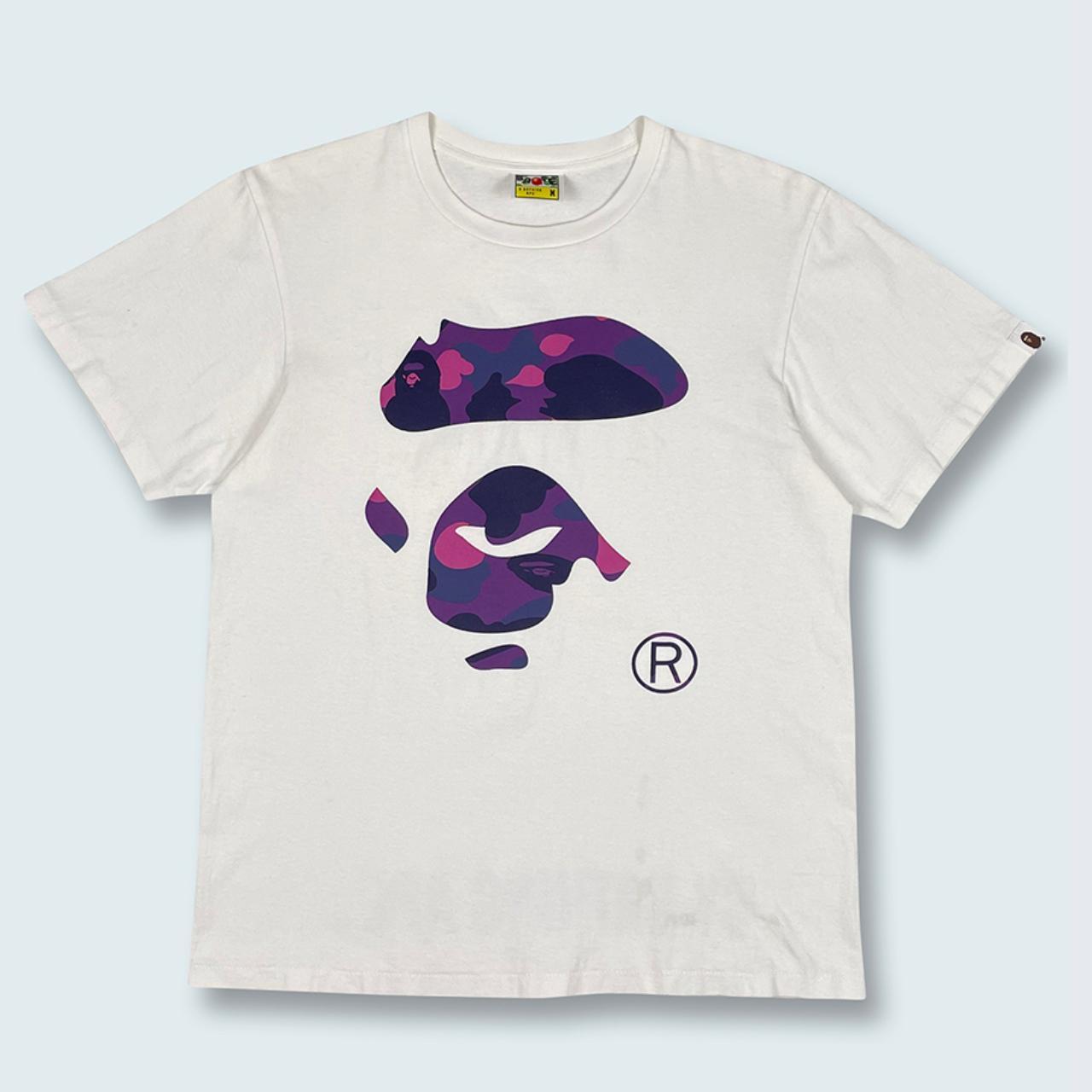 P-28 Authentic Vintage Bape T-Shirt Condition: •... - Depop