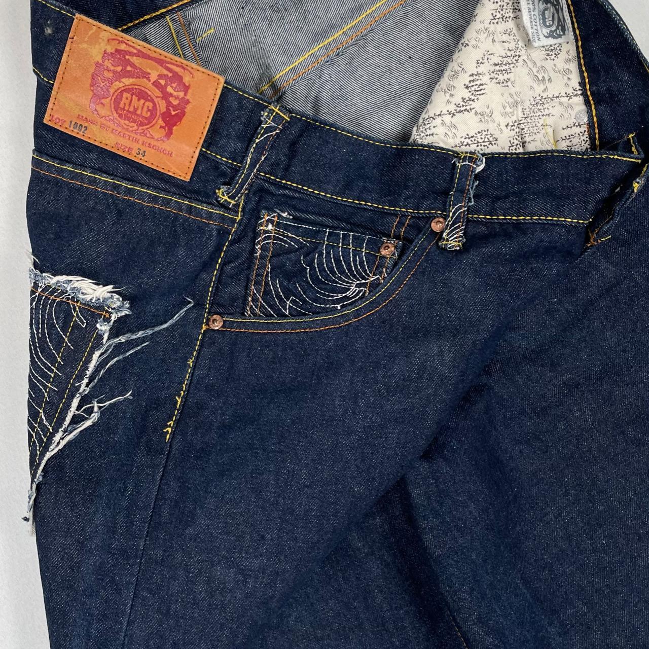 A-728 Authentic Vintage RMC Jeans Red Monkey... - Depop