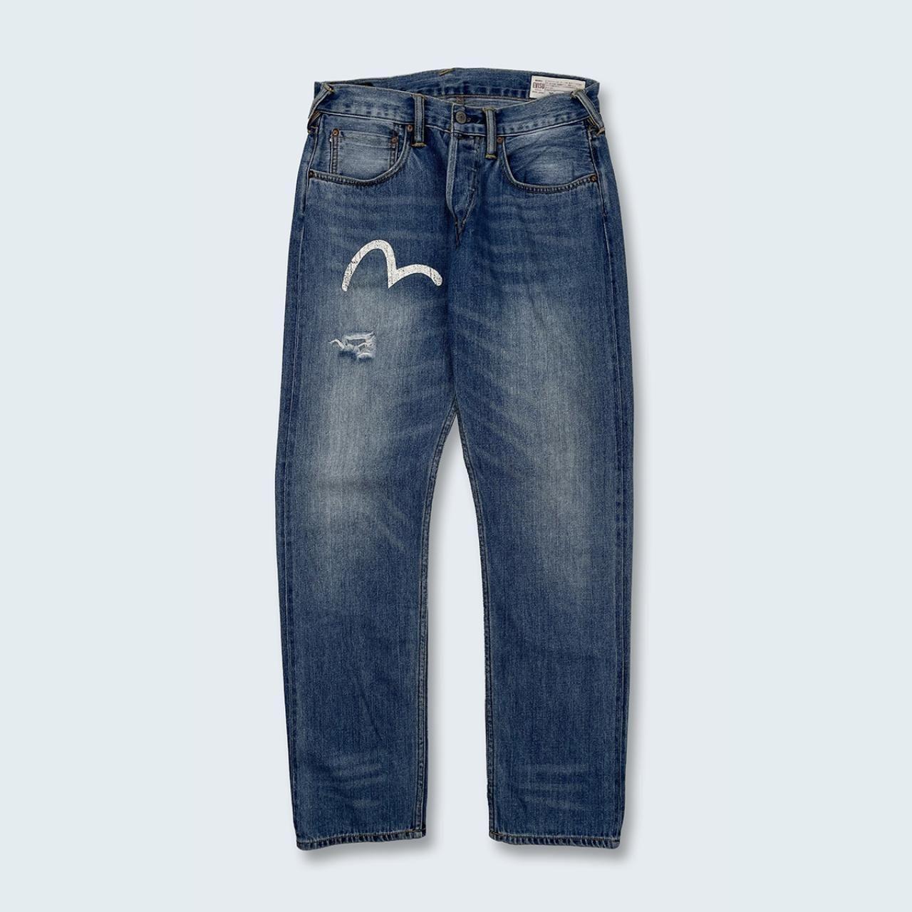 J-295 Authentic Vintage Evisu Jeans Japanese... - Depop