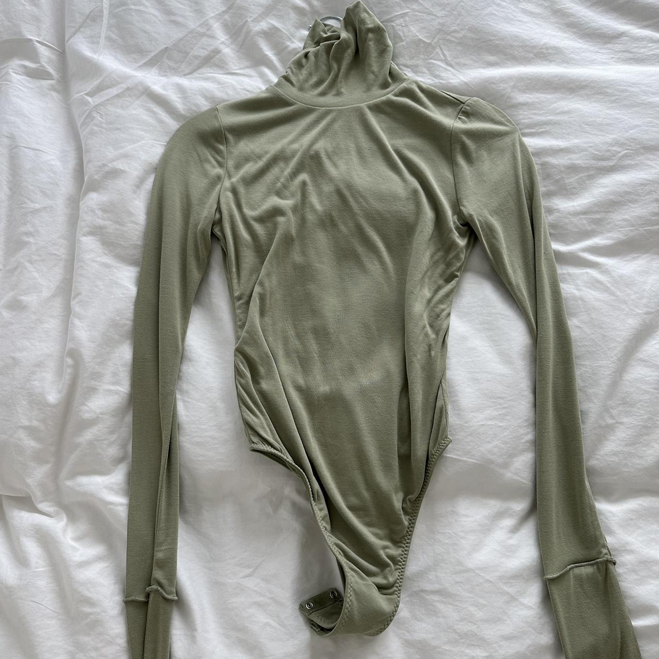 Open Back Bodysuit Never worn #bodysuit #openback... - Depop