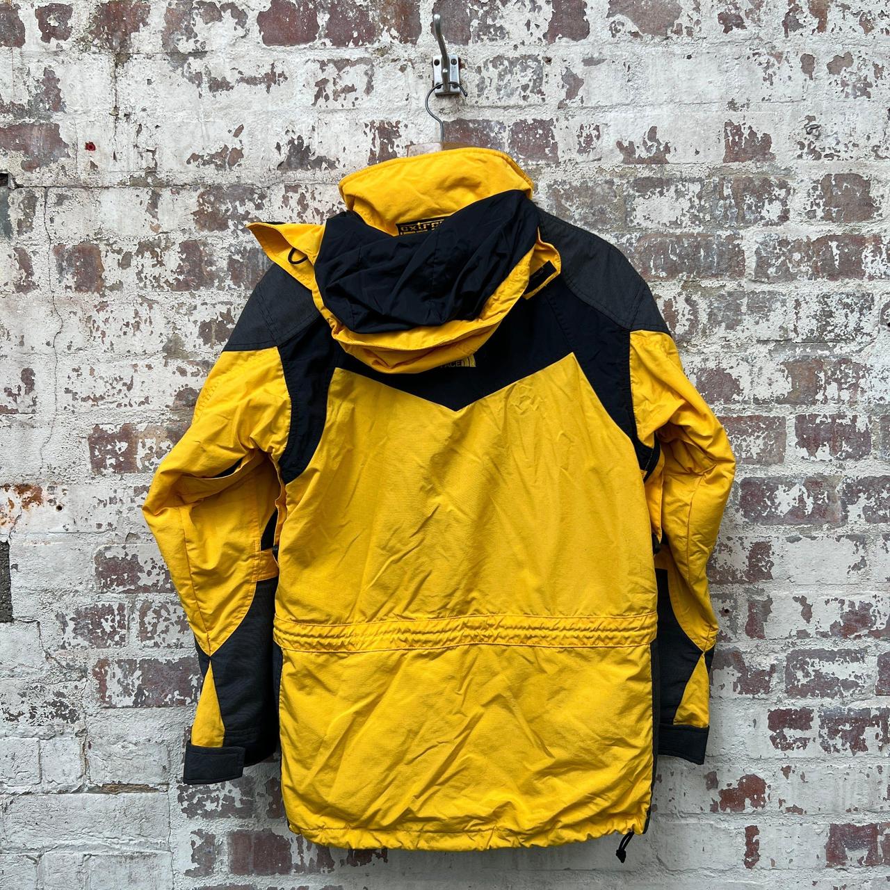 Vintage 1990s Yellow Extreme Light North Face... - Depop