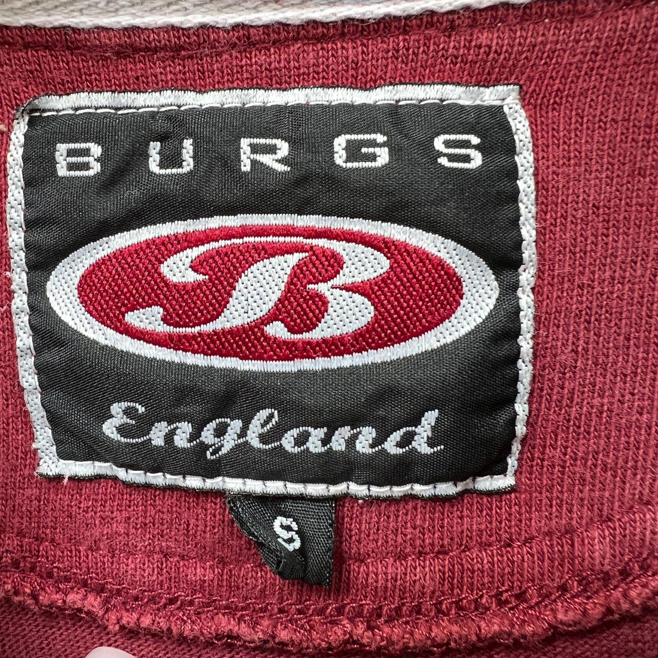 Vintage 1990s Maroon Sailing Rugby Top Vintage... - Depop