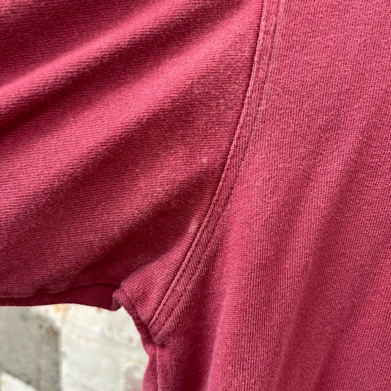 Vintage 1990s Maroon Sailing Rugby Top Vintage... - Depop