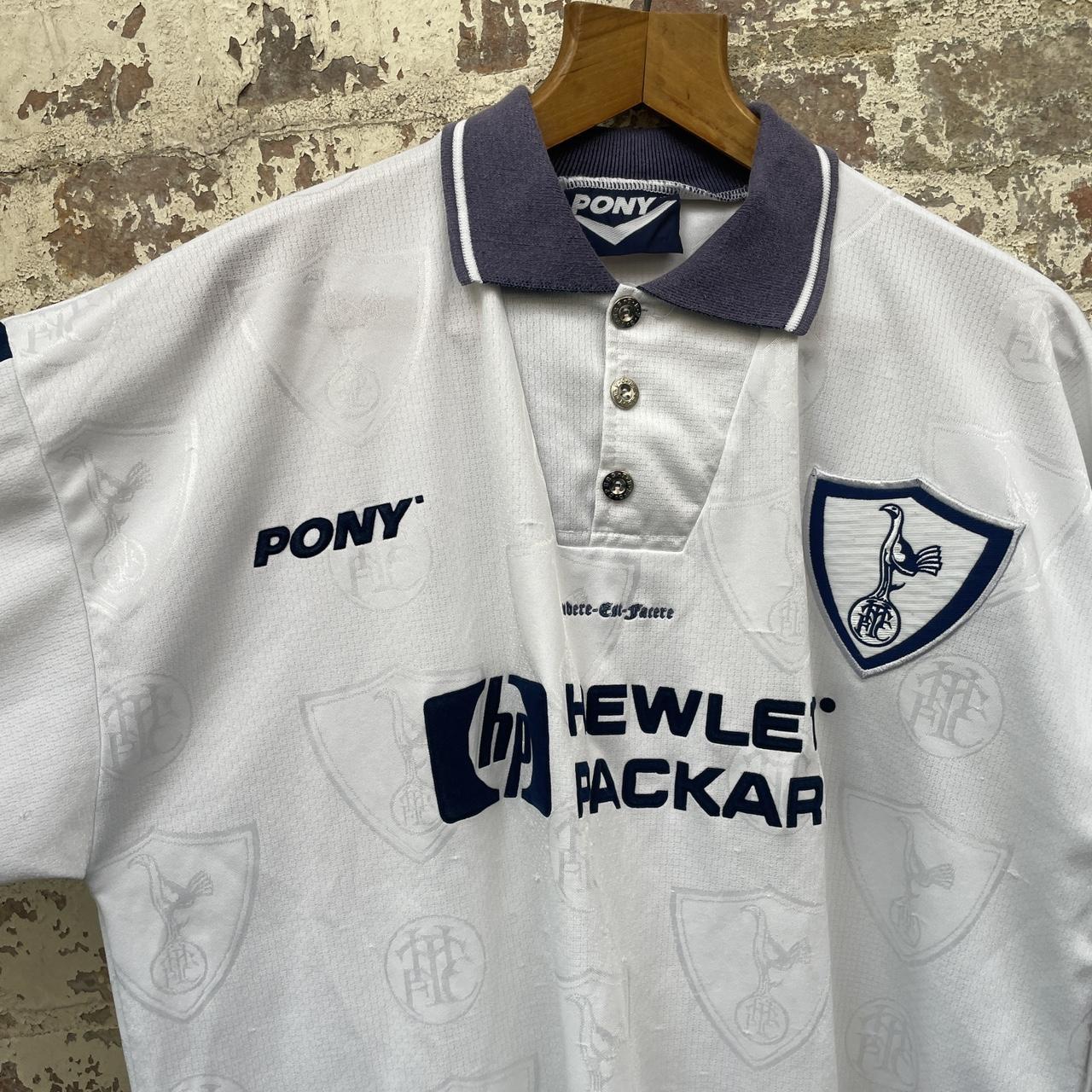 Vintage 1995-1997 White Pony Tottenham Hotspur’s... - Depop