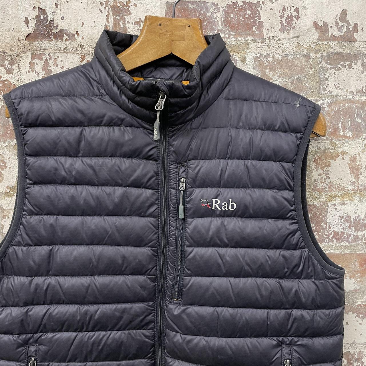 Grey Rab Puffer Padded Gilet Jacket Coat Size... - Depop