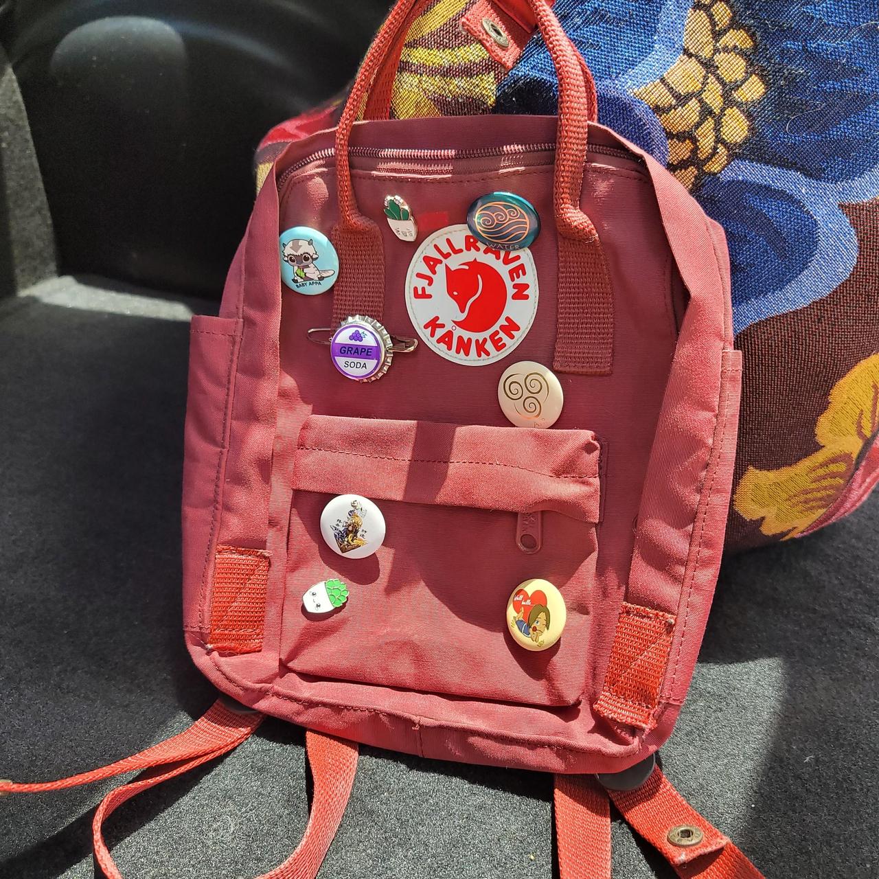 Fjallraven Kanken Maroon! Mini backpack 🎒 hardly... - Depop