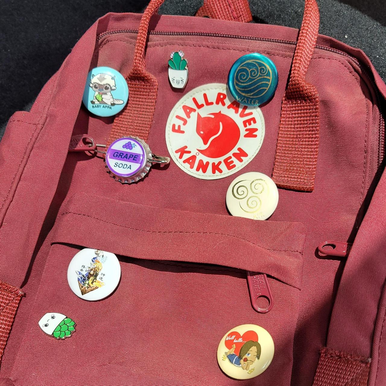 Fjallraven Kanken Maroon! Mini backpack 🎒 hardly... - Depop