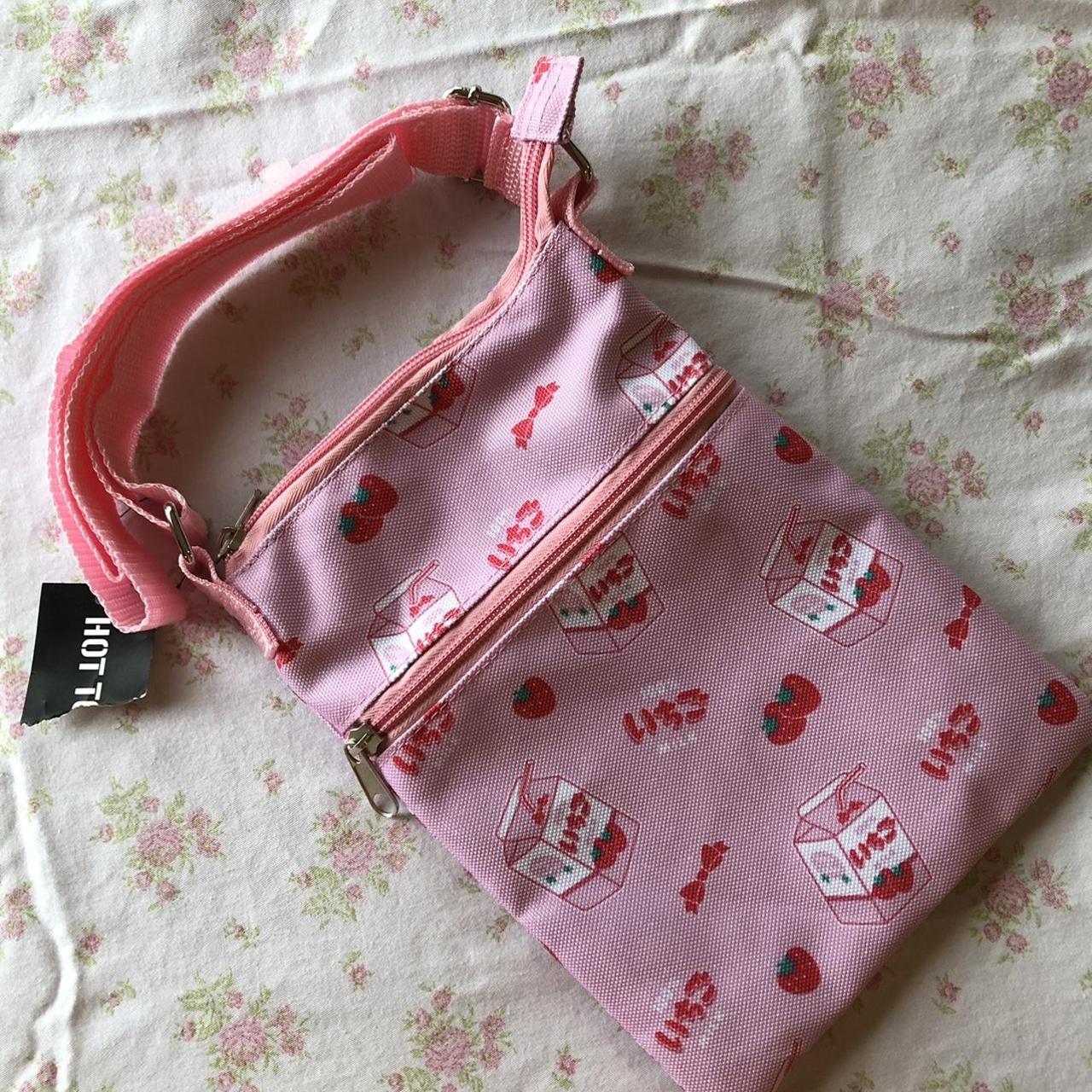 Hot Topic Women's Pink Bag | Depop