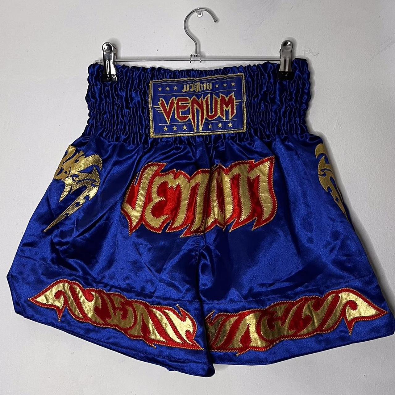 Blue and red Venum Muay Thai shorts #MuayThai... - Depop