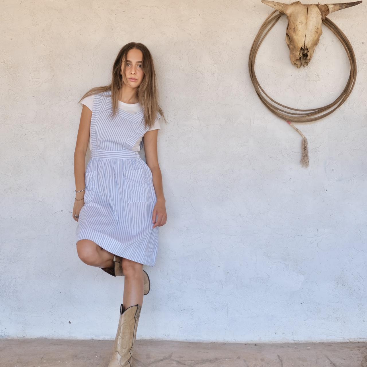 50s Candy Striper Pinafore Uniform. Vintage Baby... - Depop