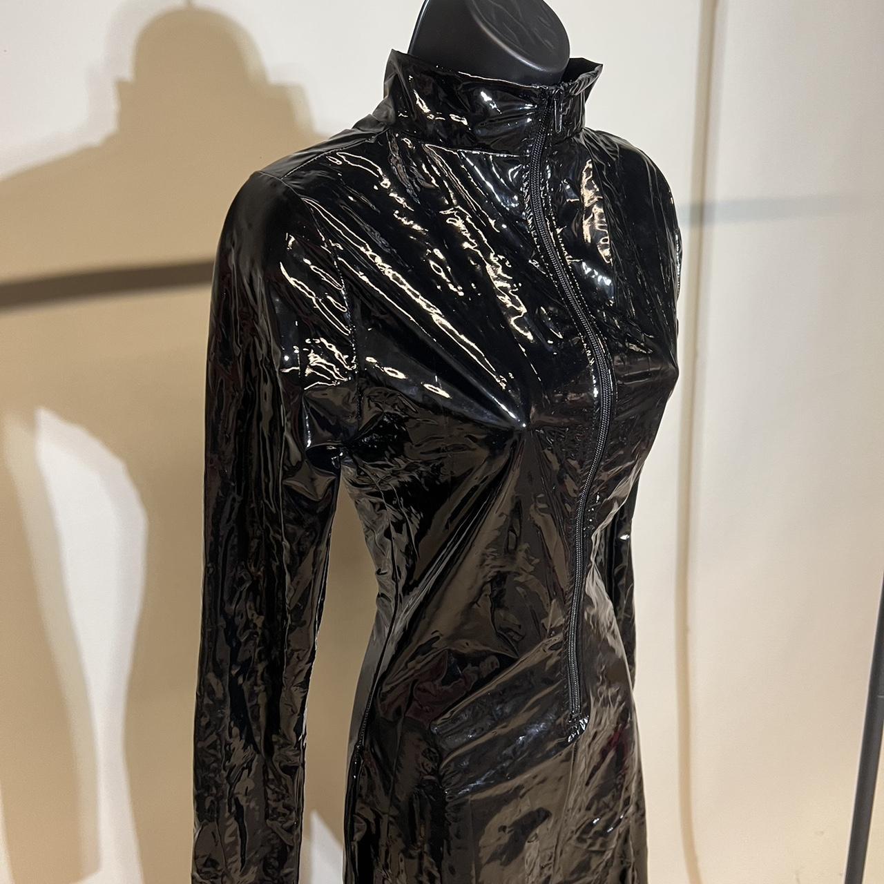 Super hot full body latex bodysuit with thumb holes... - Depop