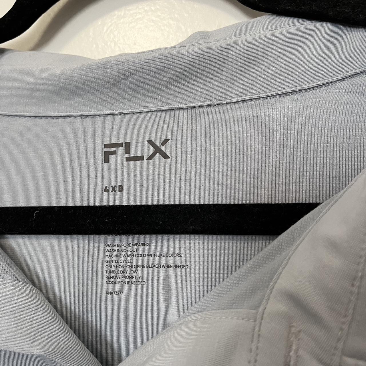 FLX Men's Grey Polo-shirts | Depop