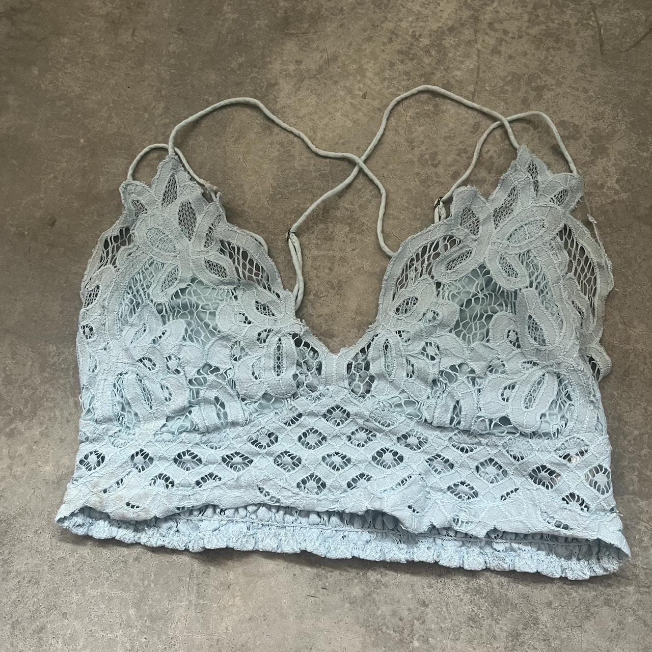 Free people bralette. Good condition! Size large - Depop