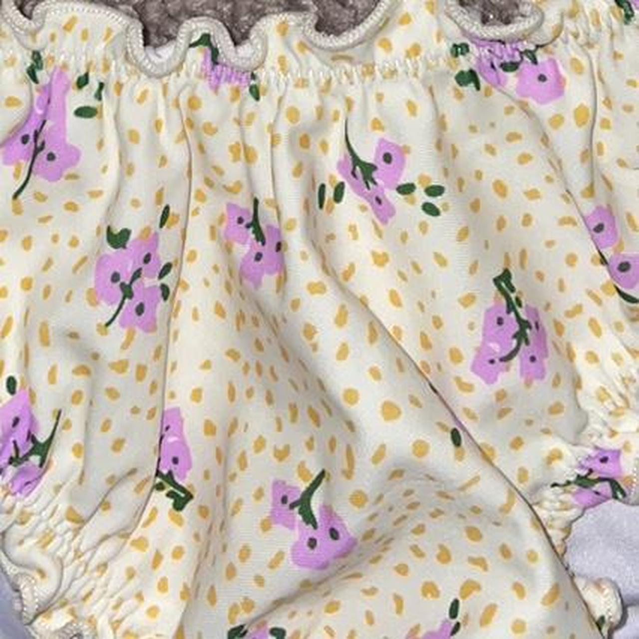 Princess poly bikini set Floral Size is 4 Open to... - Depop