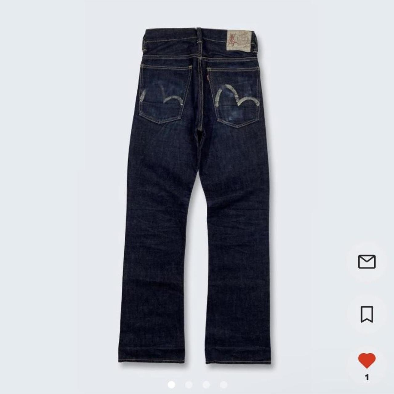 Authentic Vintage Evisu Jeans Japanese Selvedge... - Depop