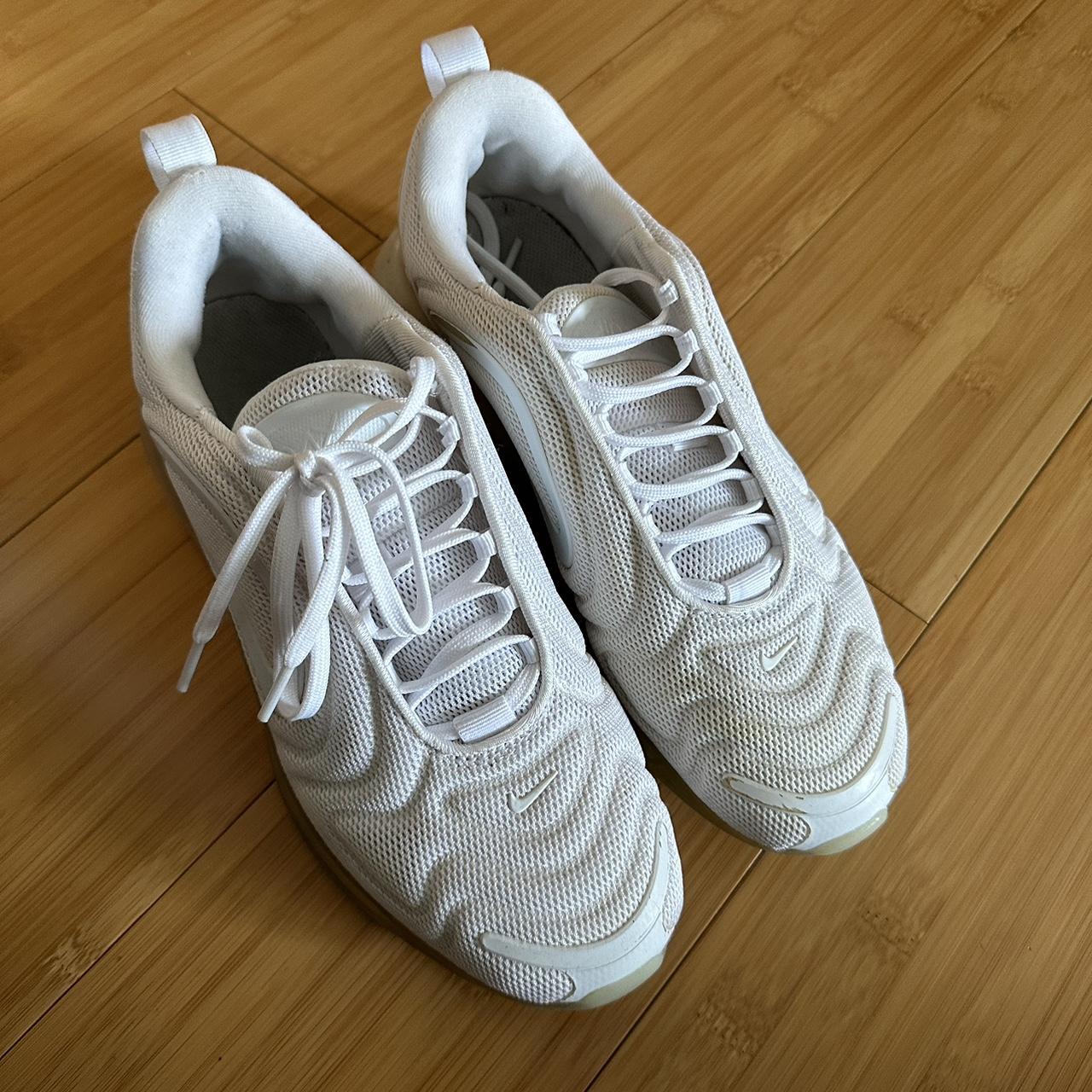 Nike white basic running sneakers Good quality and... - Depop