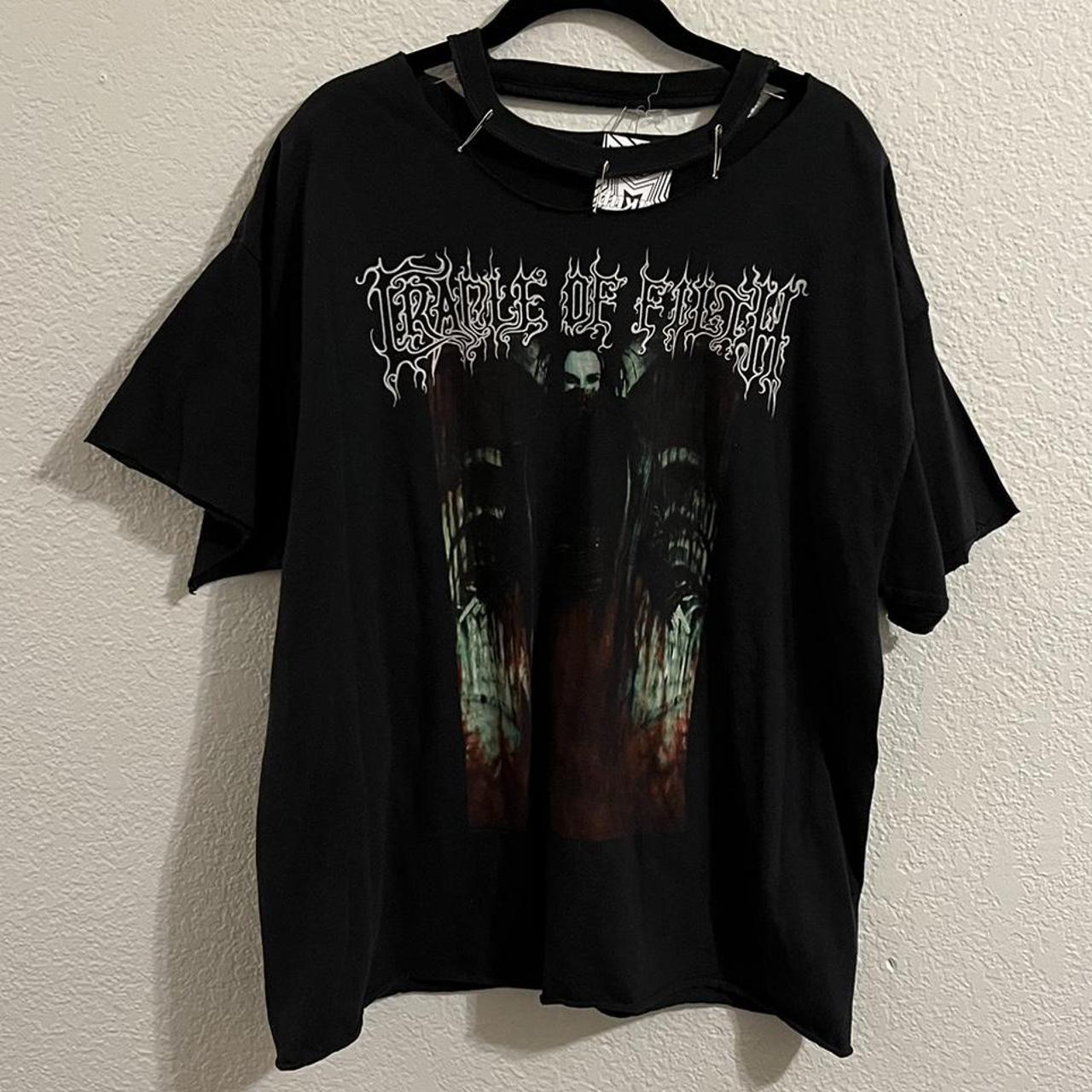 2005 cradle of filth band t shirt you called i came... - Depop