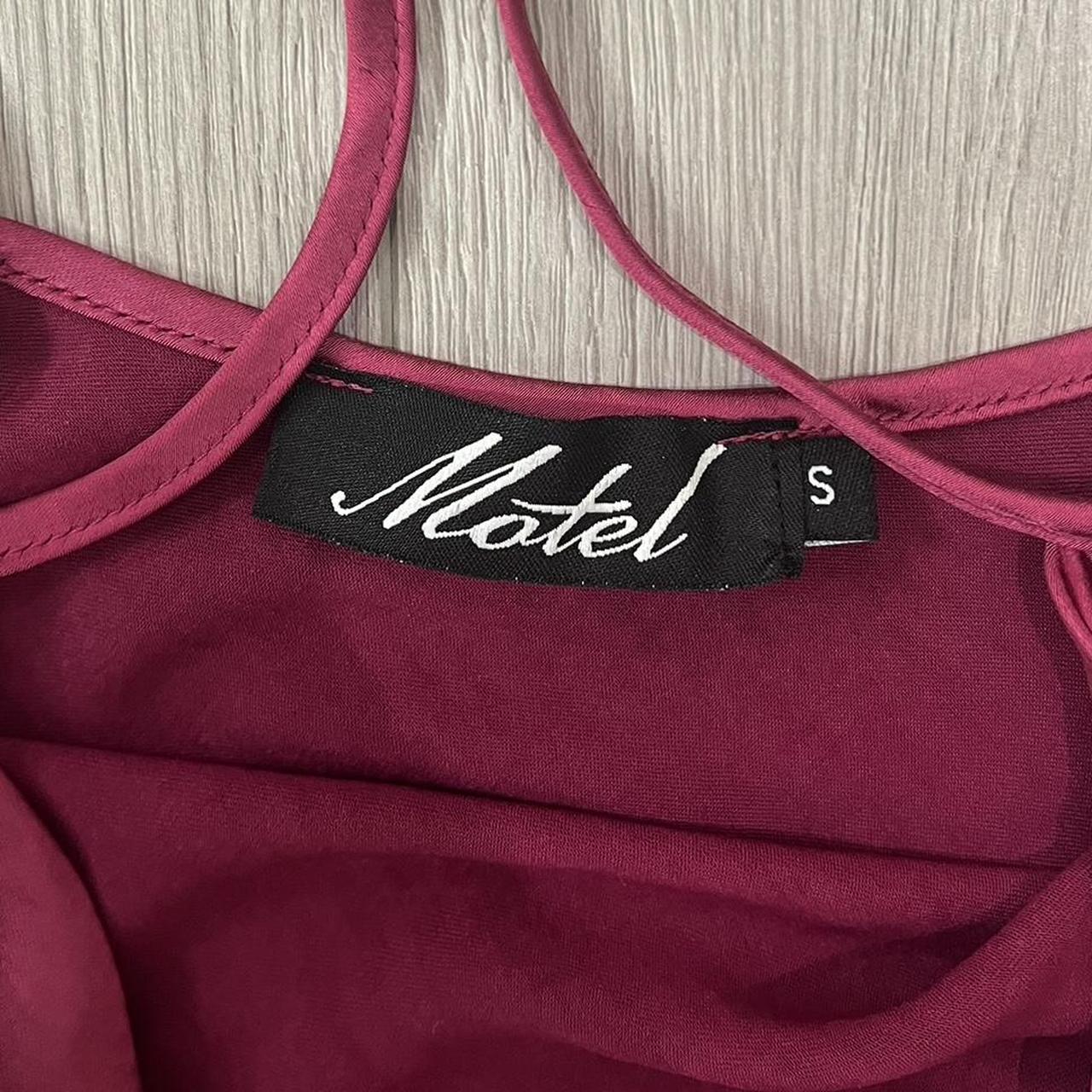 Motel Women's Pink Dress | Depop