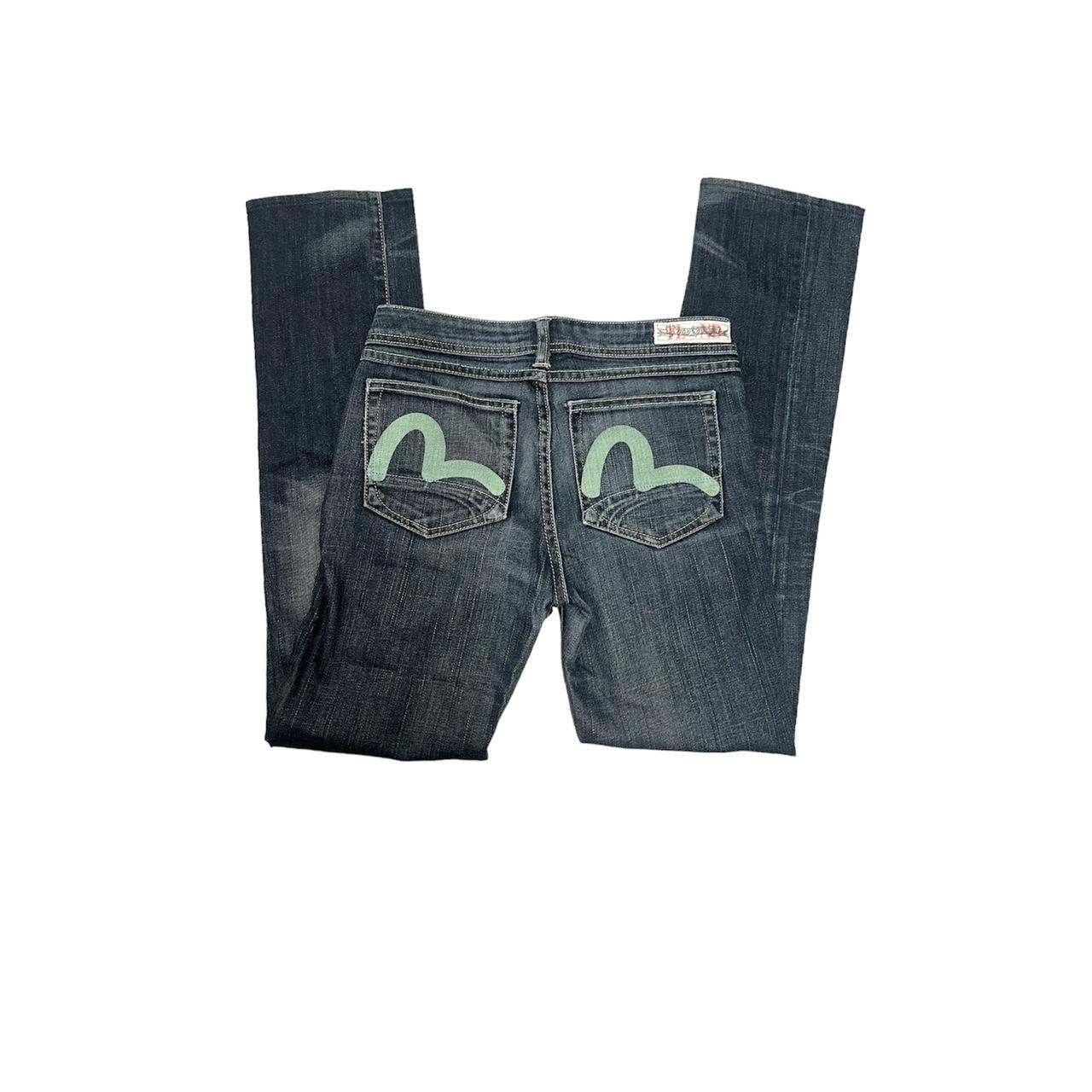 vintage evisu x puma jeans -NO PAYPAL- size: w... - Depop