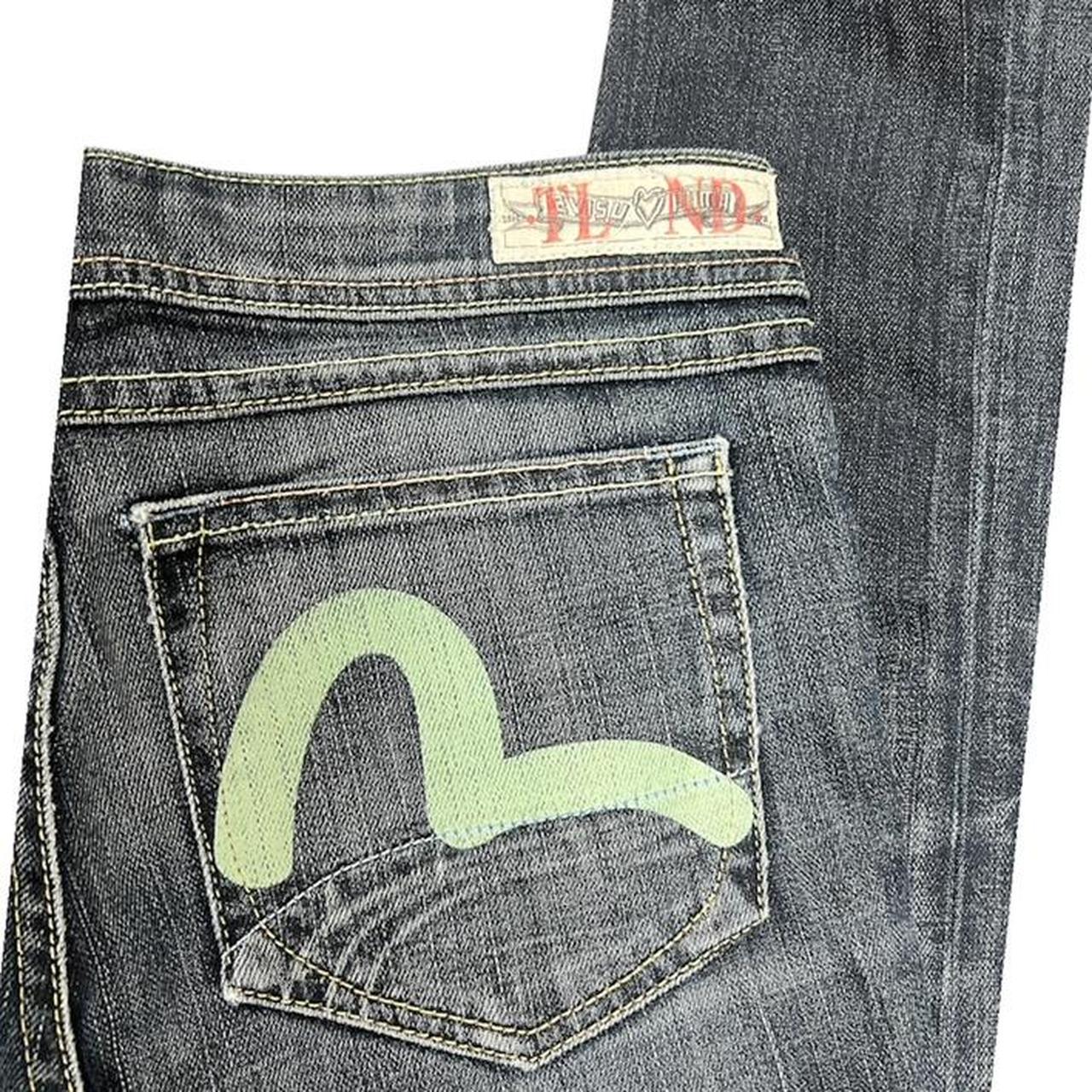 vintage evisu x puma jeans -NO PAYPAL- size: w... - Depop