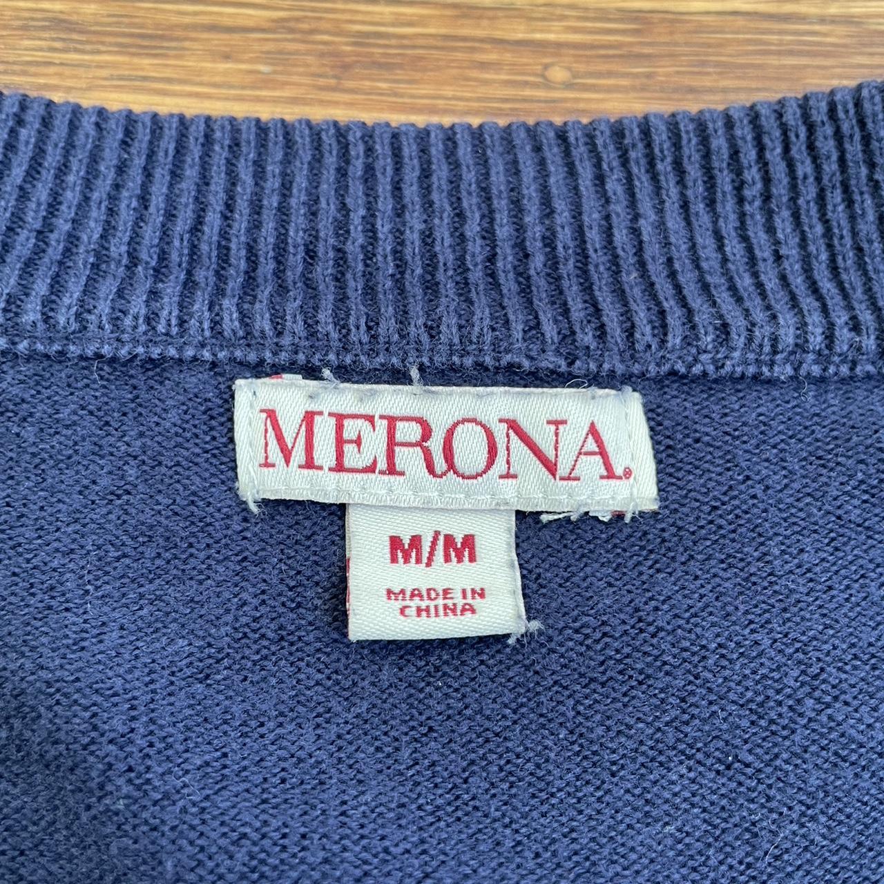 Merona Women's Navy Cardigan | Depop
