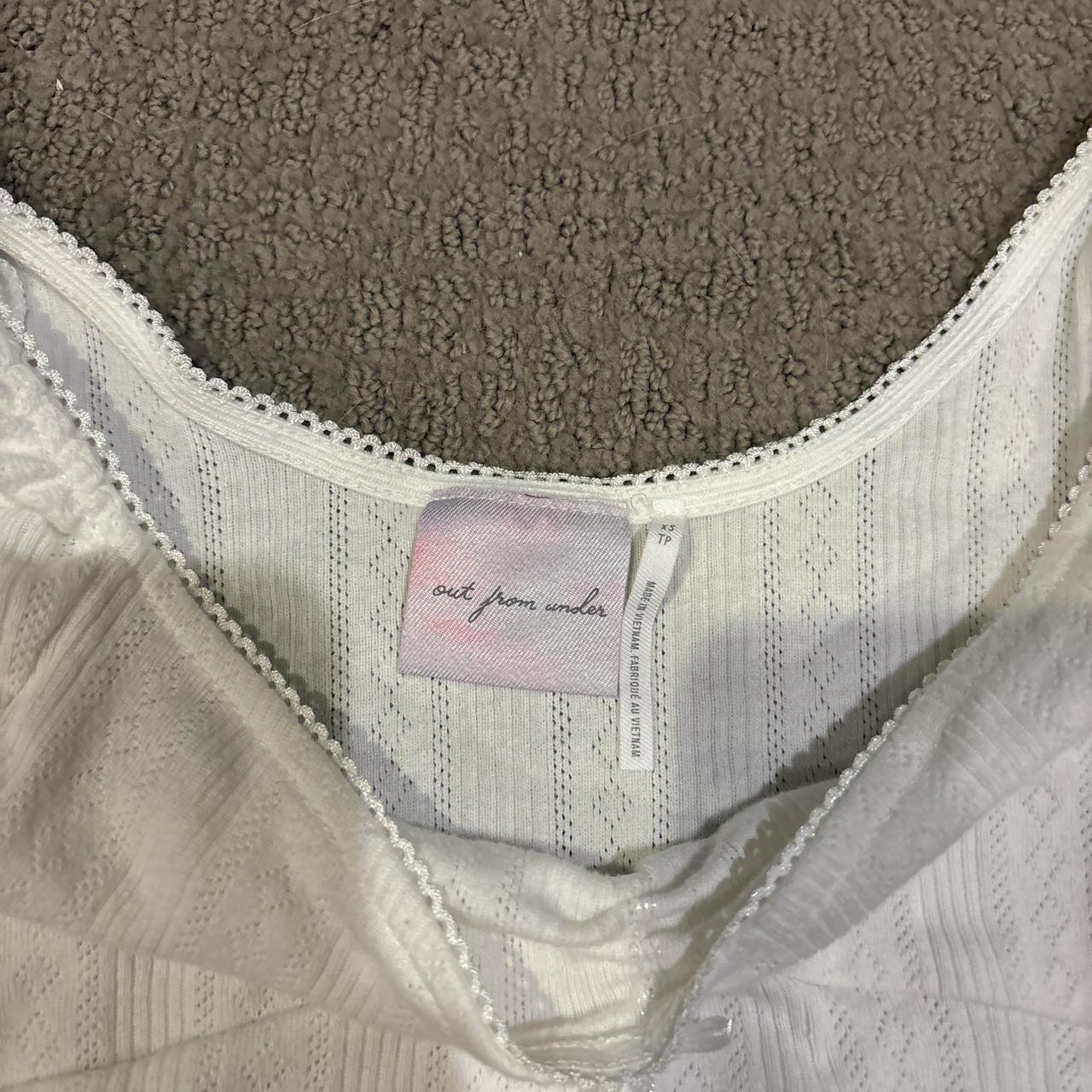 out from under ruched sweetheart tank top size xs - Depop