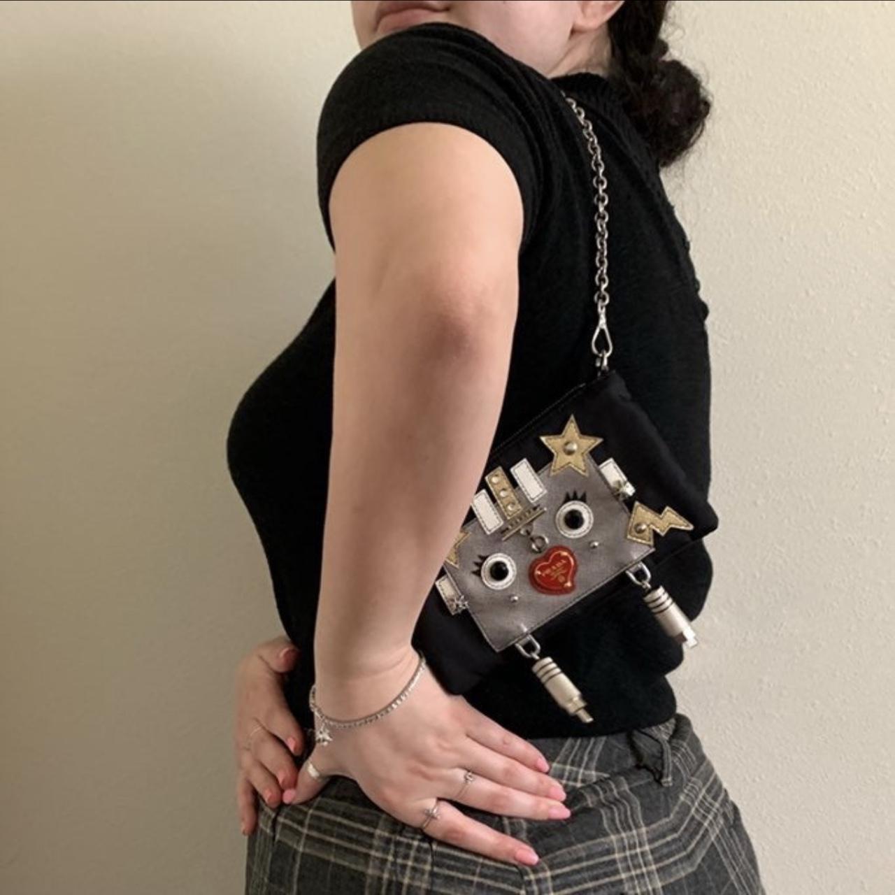 2017 Prada Nylon Robot Bag. Tessuto. 7x4inches.... - Depop