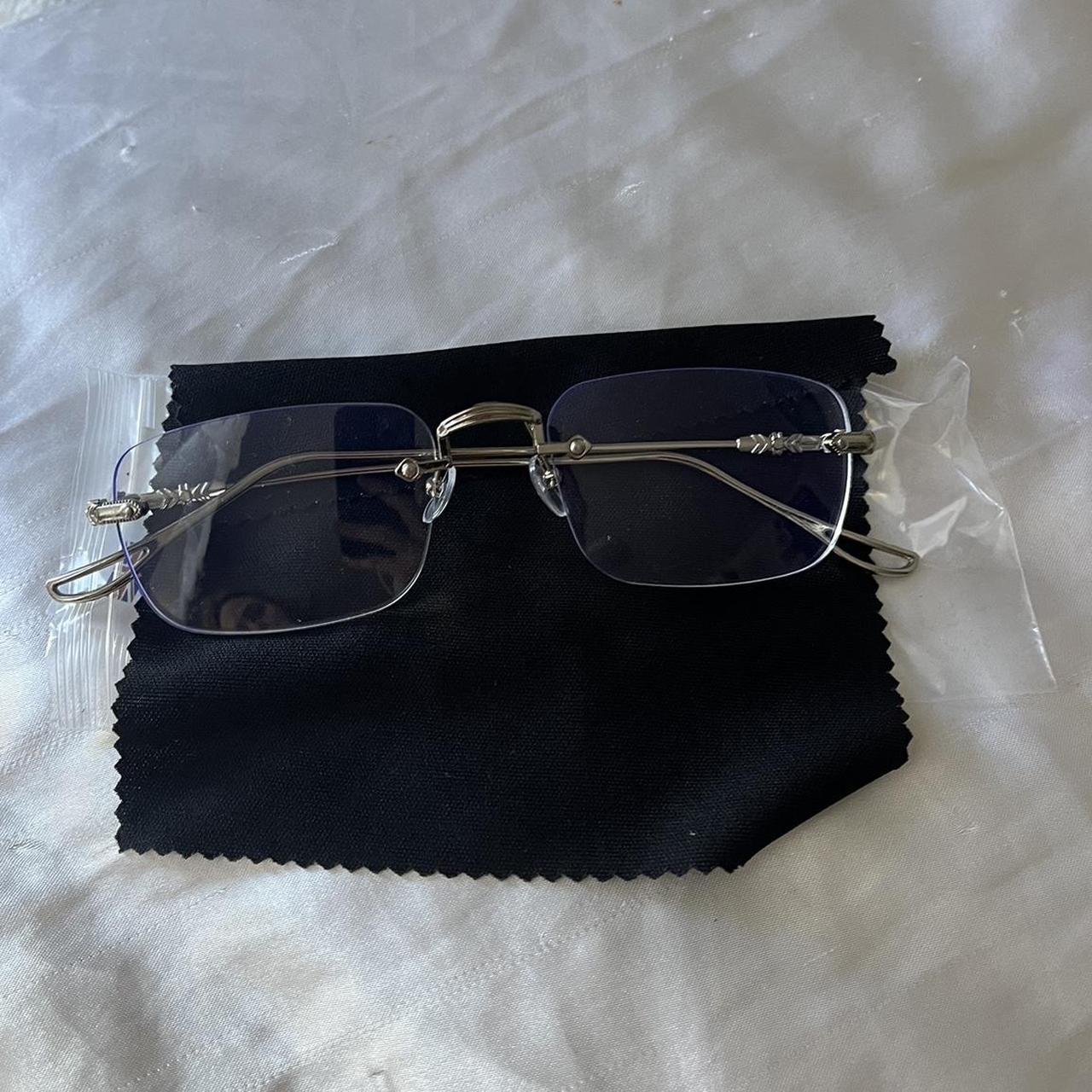 BRAND NEW: Frameless silver glasses, includes... - Depop